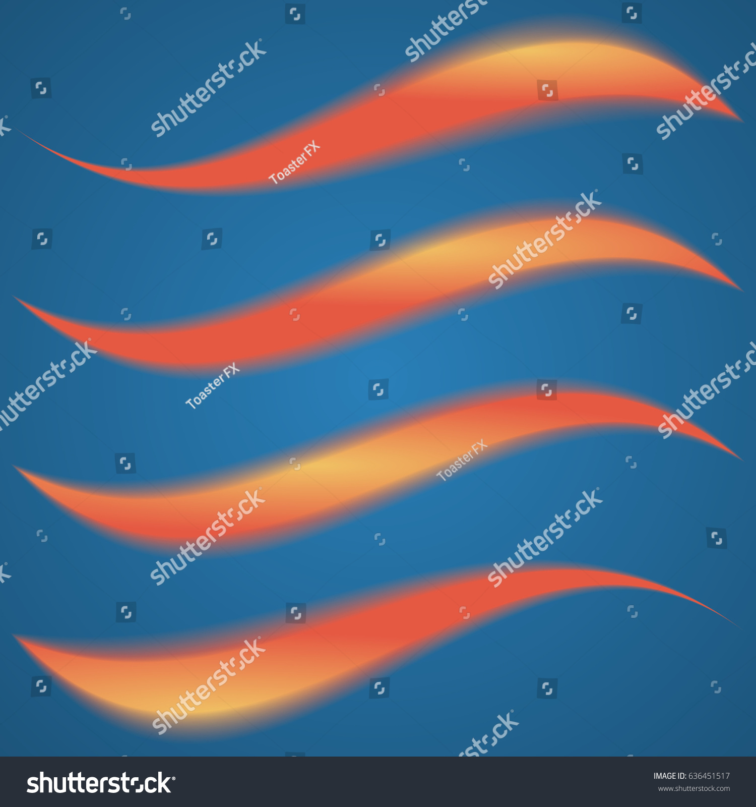 Burn Abstract Flame Fire Elements Yellow Stock Vector (Royalty Free ...