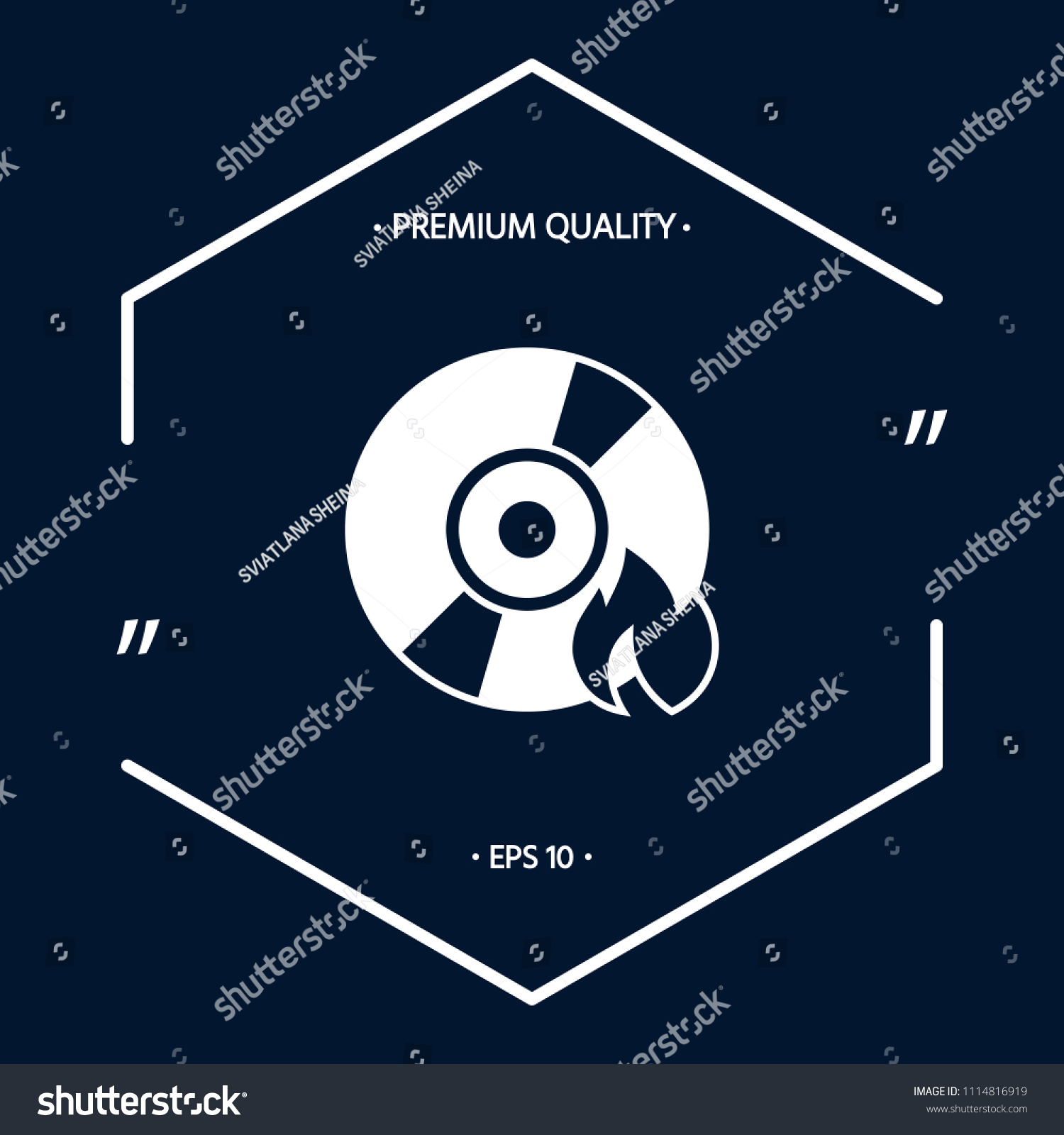 Burn Cd Dvd Icon Stock Vector (Royalty Free) 1114816919 | Shutterstock