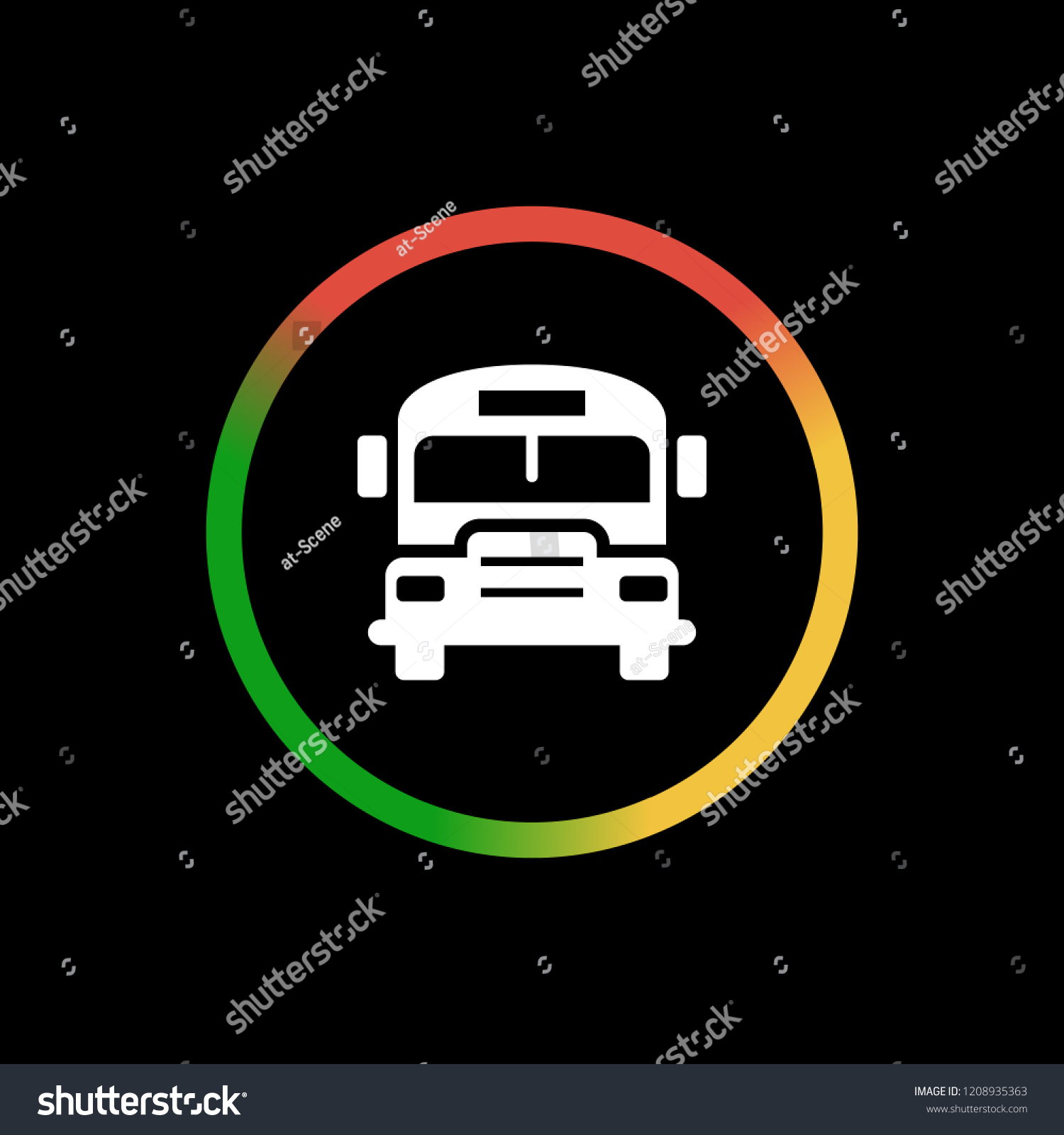 Bus App Icon Stock Vector (Royalty Free) 1208935363 | Shutterstock