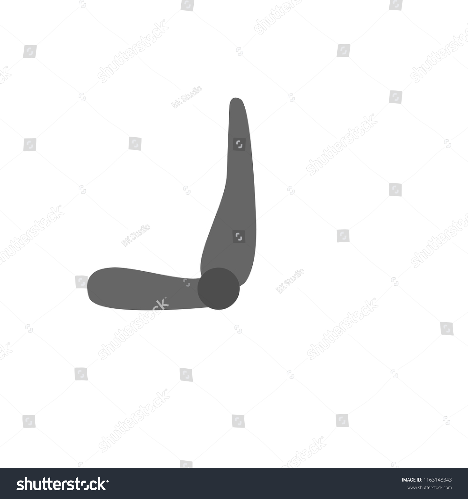 Bus Seat Icon Stock Vector (Royalty Free) 1163148343
