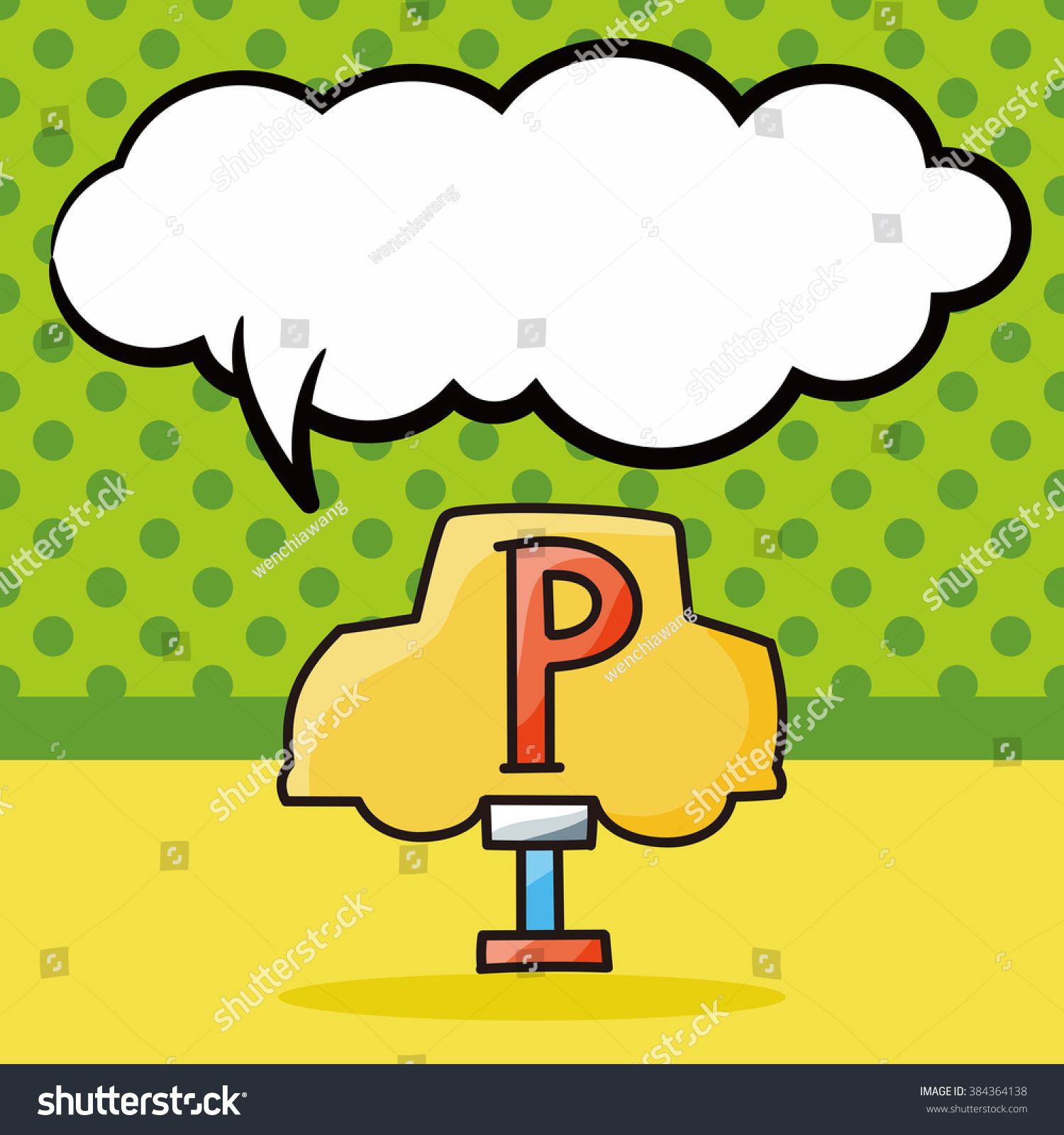 Bus Stop Doodle Speech Bubble Stock Vector (Royalty Free) 384364138 ...
