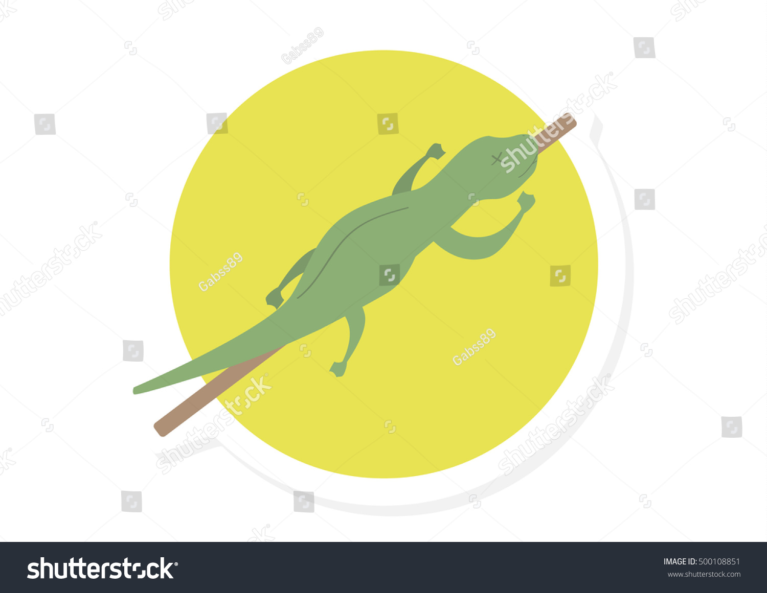 Bush Meat Vector Stock Vector (Royalty Free) 500108851