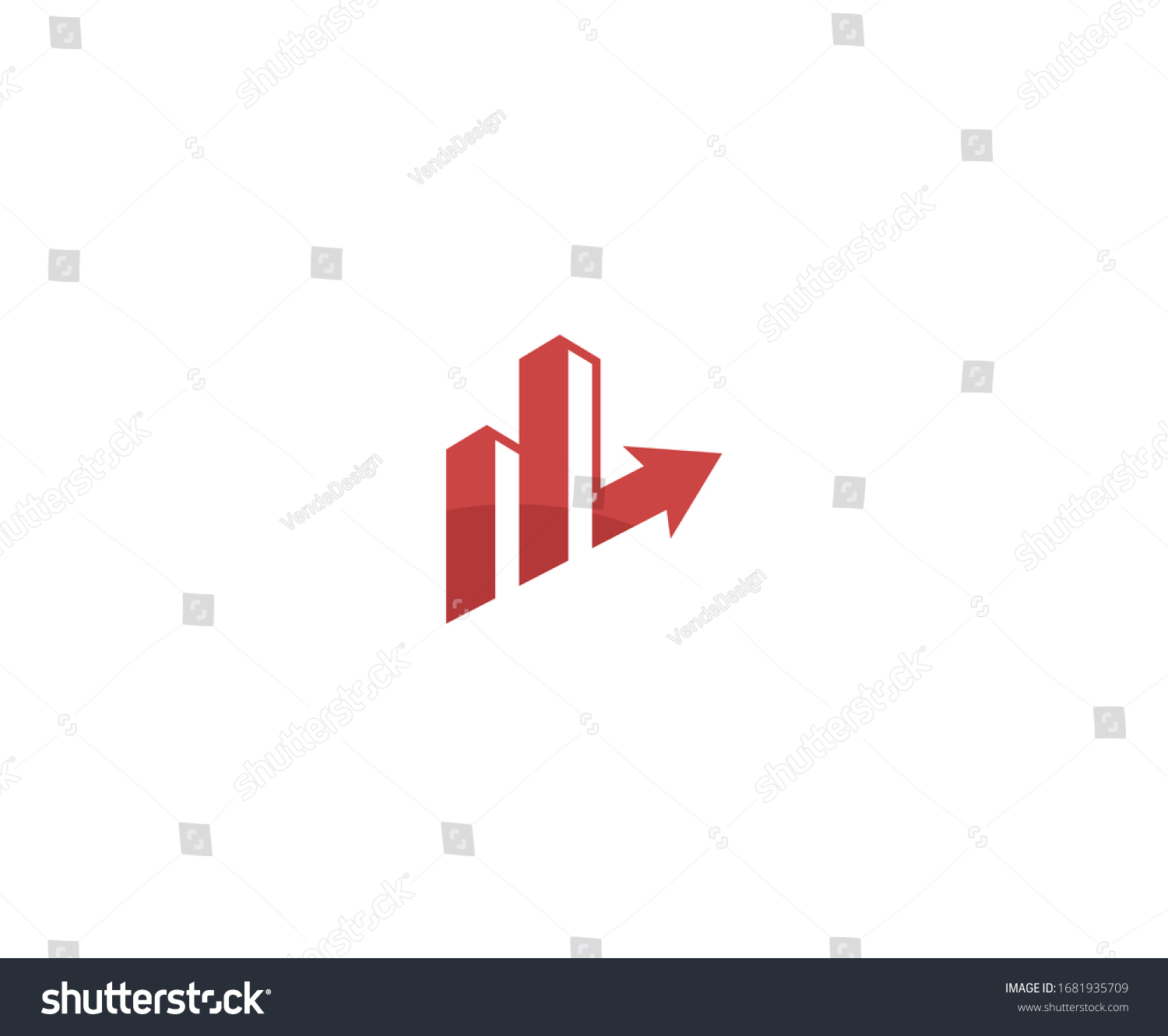Business Arrow Logo Vector Icon Stock Vector (Royalty Free) 1681935709 ...