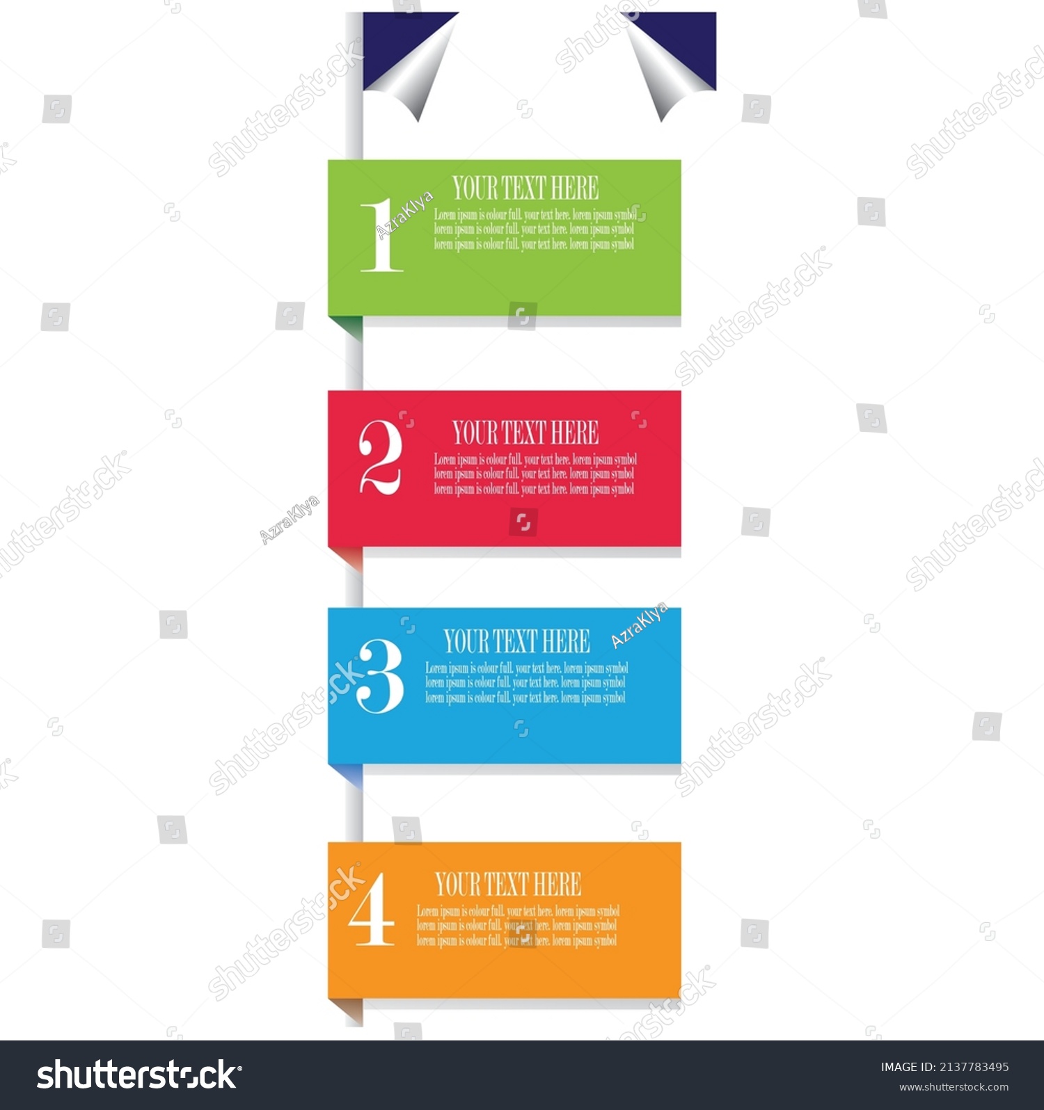Business Banner Presentation Template Layout Design Stock Vector ...