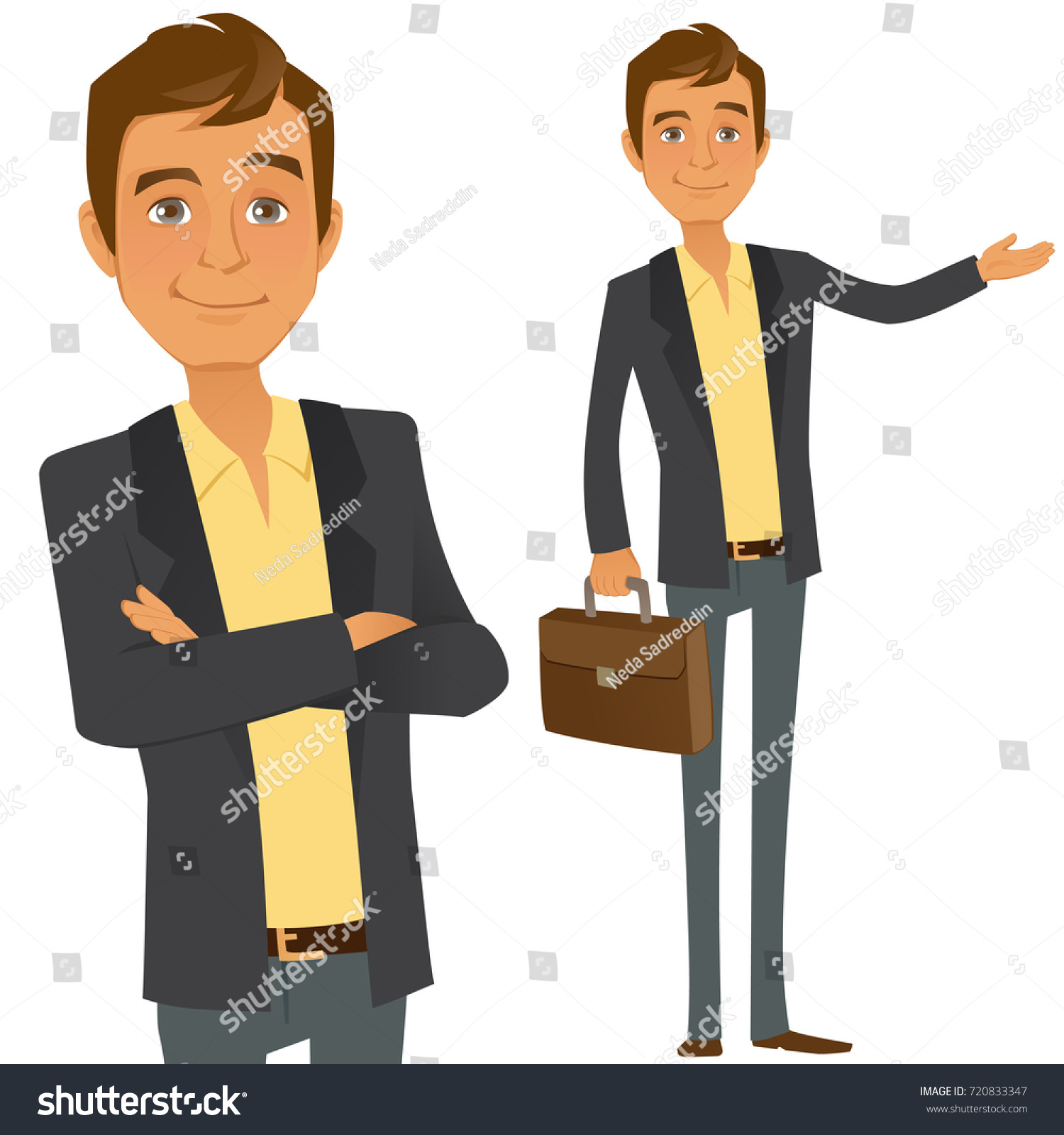 Business Boy Stock Vector (Royalty Free) 720833347 | Shutterstock