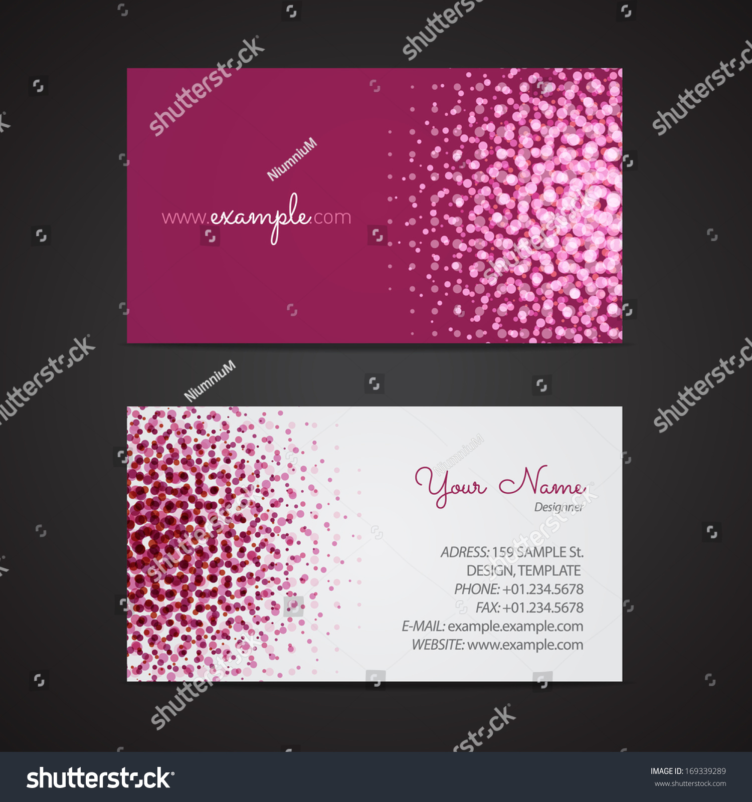 Business Card Stock Vector (Royalty Free) 169339289 - Shutterstock
