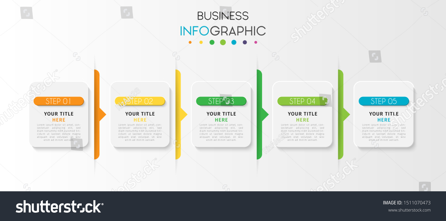 Business Data Visualization Infographic Process Chart Stock Vector ...