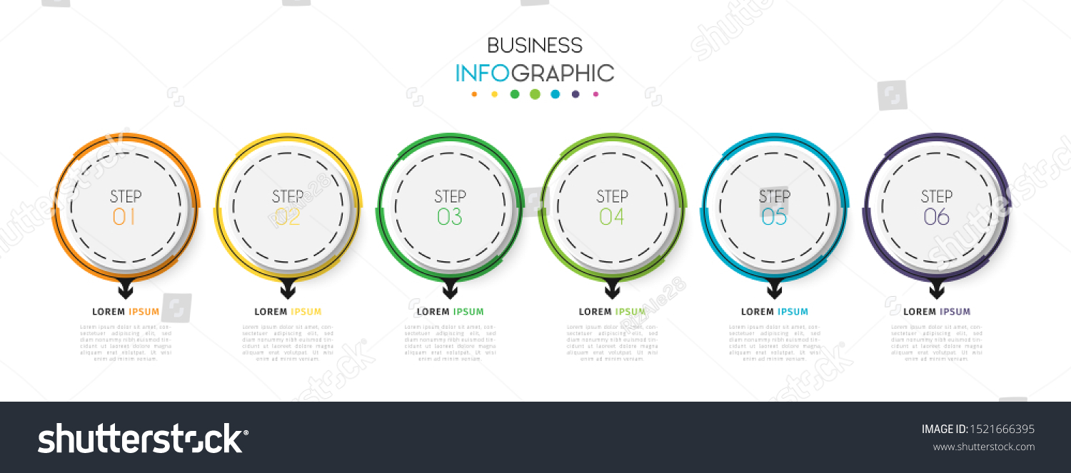 Business Data Visualization Infographic Process Chart Stock Vector ...