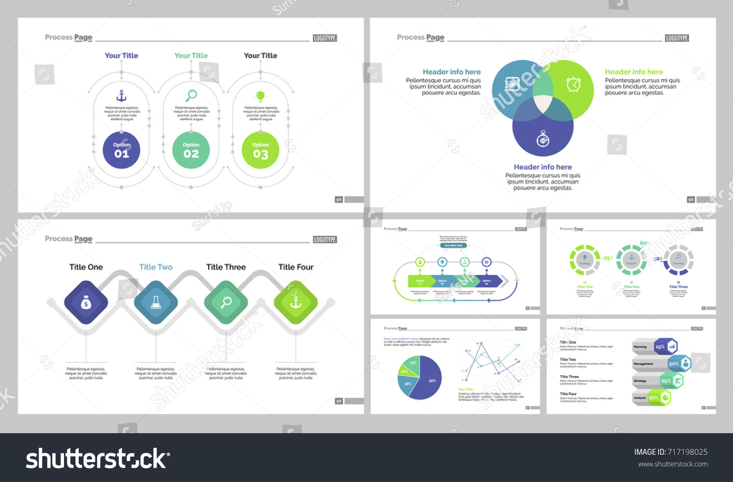 Business Development Diagram Set Stock Vector (Royalty Free) 717198025