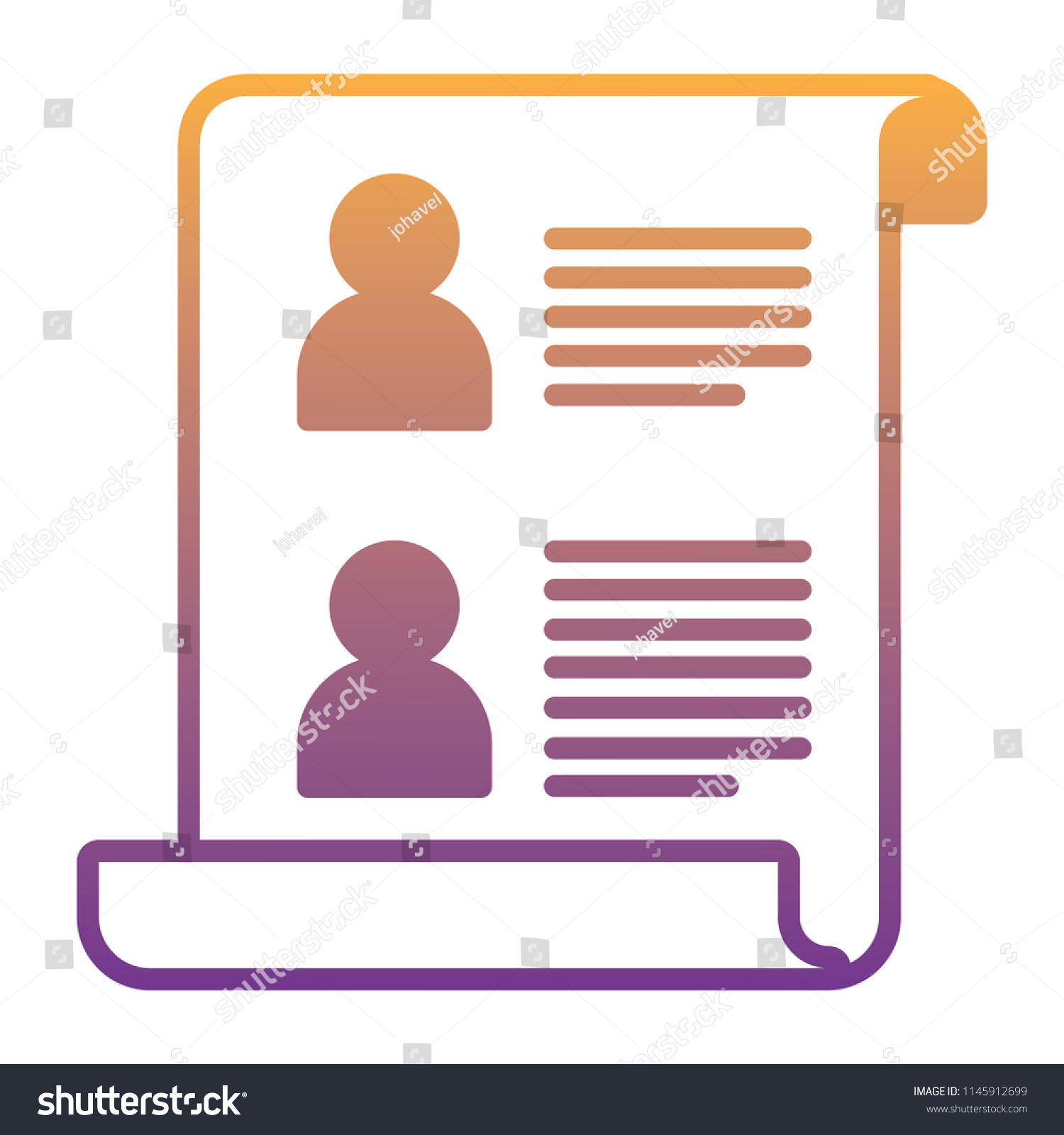 Business Document Design Stock Vector (Royalty Free) 1145912699 ...