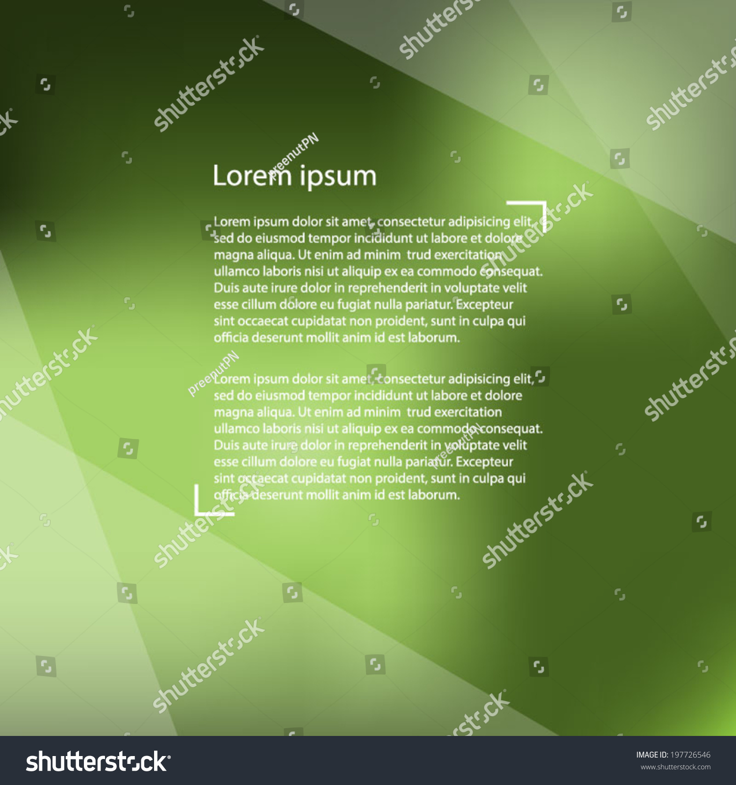 Business Green Background Stock Vector (Royalty Free) 197726546 ...