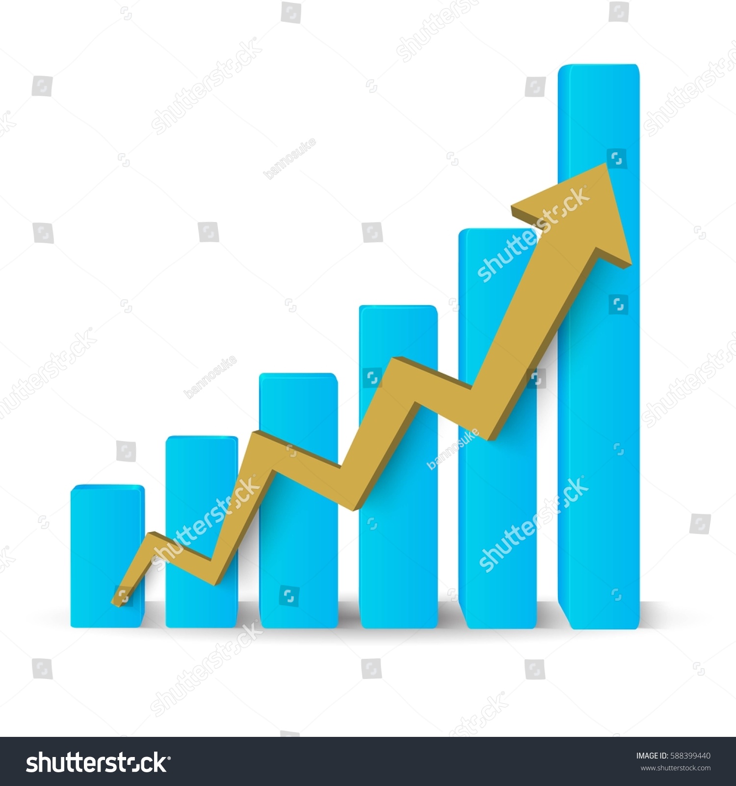 Business Growth Graph Stock Vector (Royalty Free) 588399440 | Shutterstock