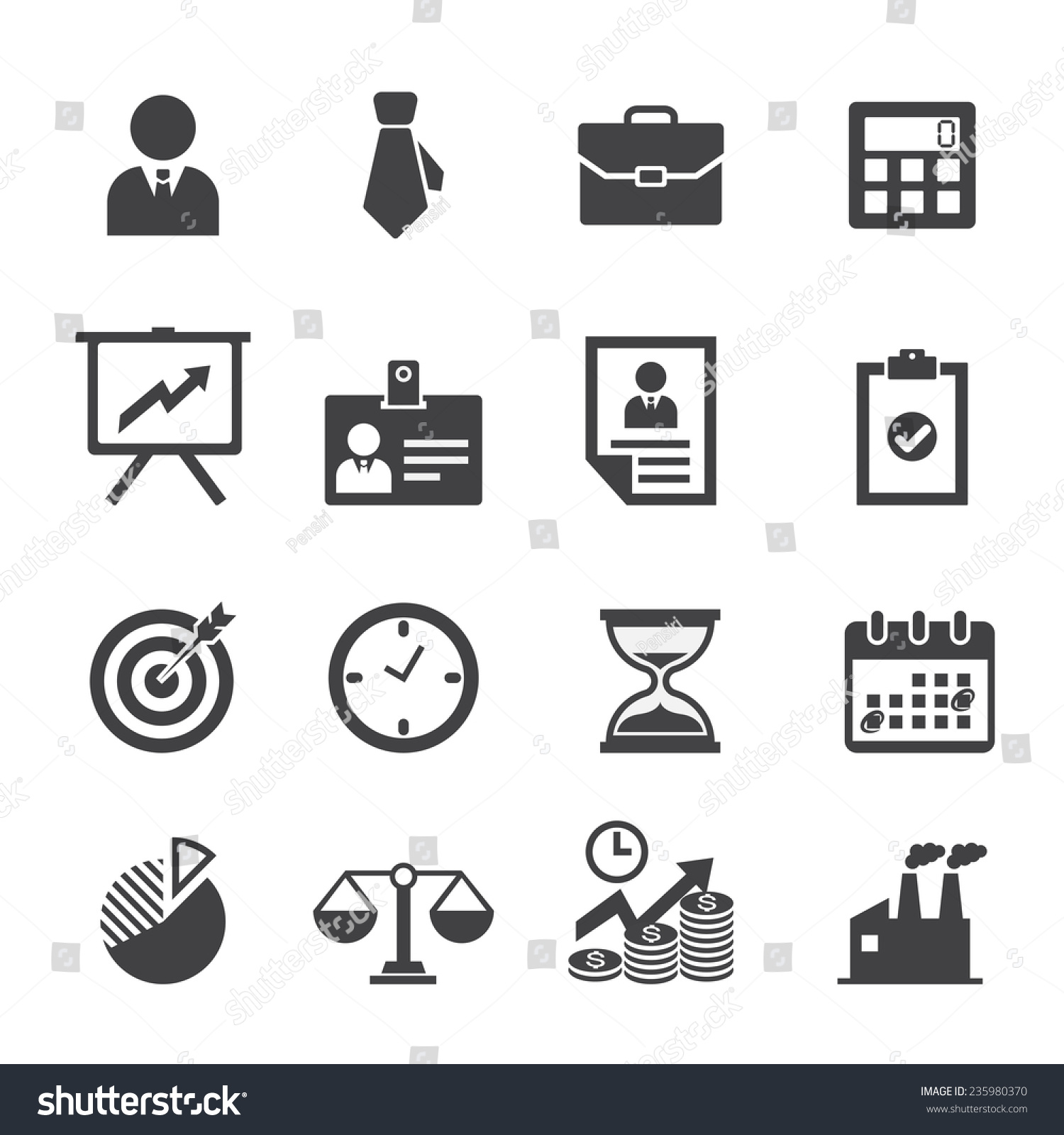 Business Icon 스톡 벡터 235980370 - Shutterstock