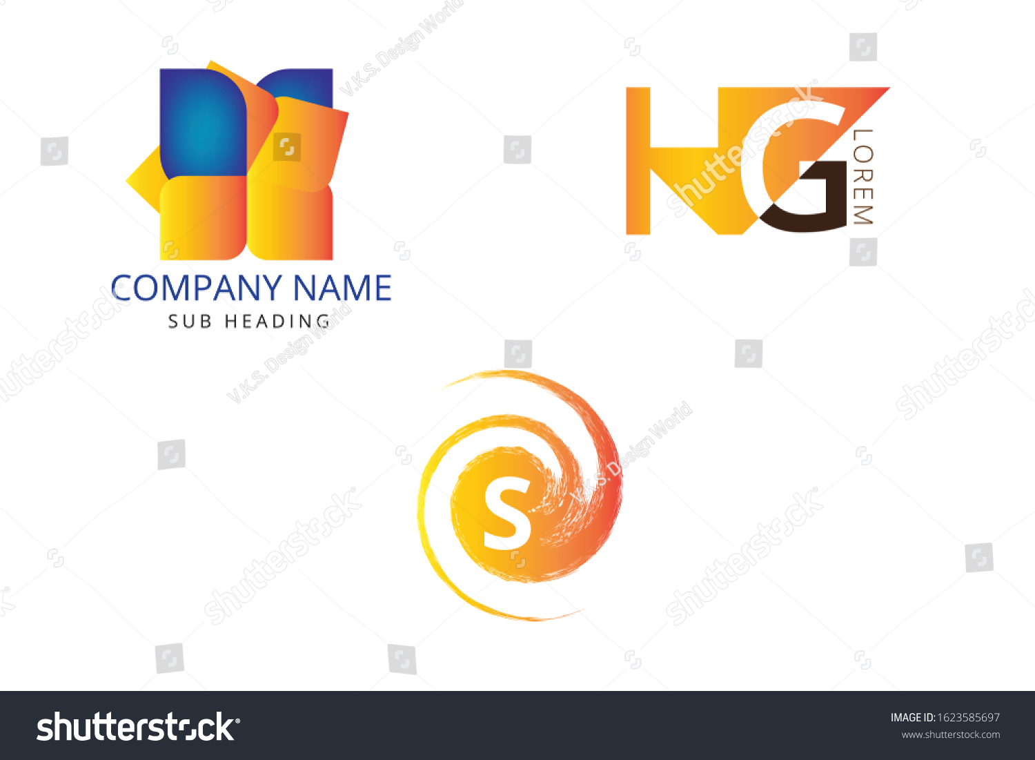 Business Logo Design Vector Based Logo Stock Vector (Royalty Free ...