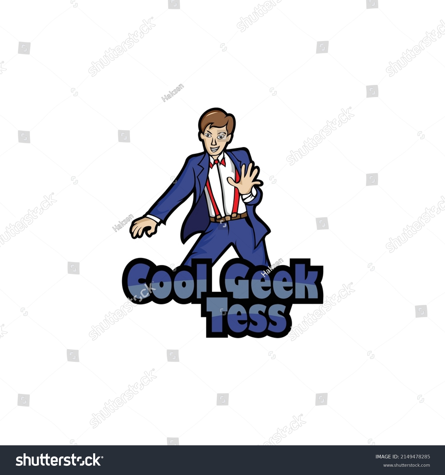 Business Man Cartoon Logo Vector Stock Vector (Royalty Free) 2149478285 ...