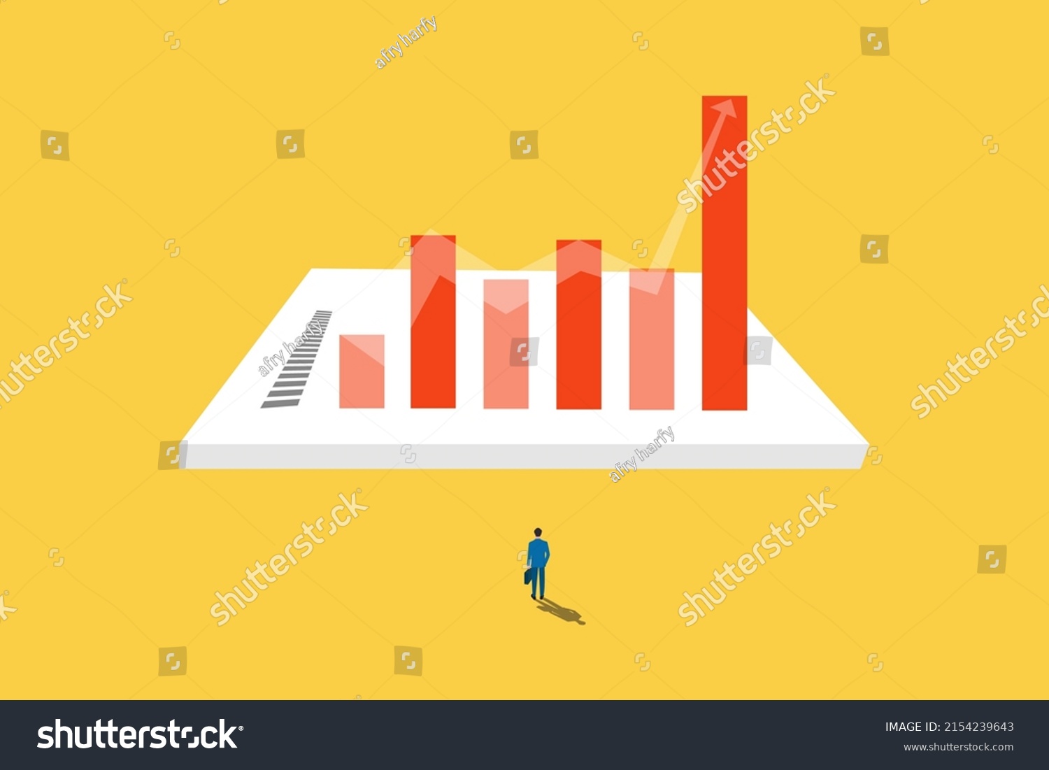 Business Man Standing Front Bar Graph Stock Vector (Royalty Free ... Business Man Standing Front Bar Graph Stock Vector (Royalty Free ...