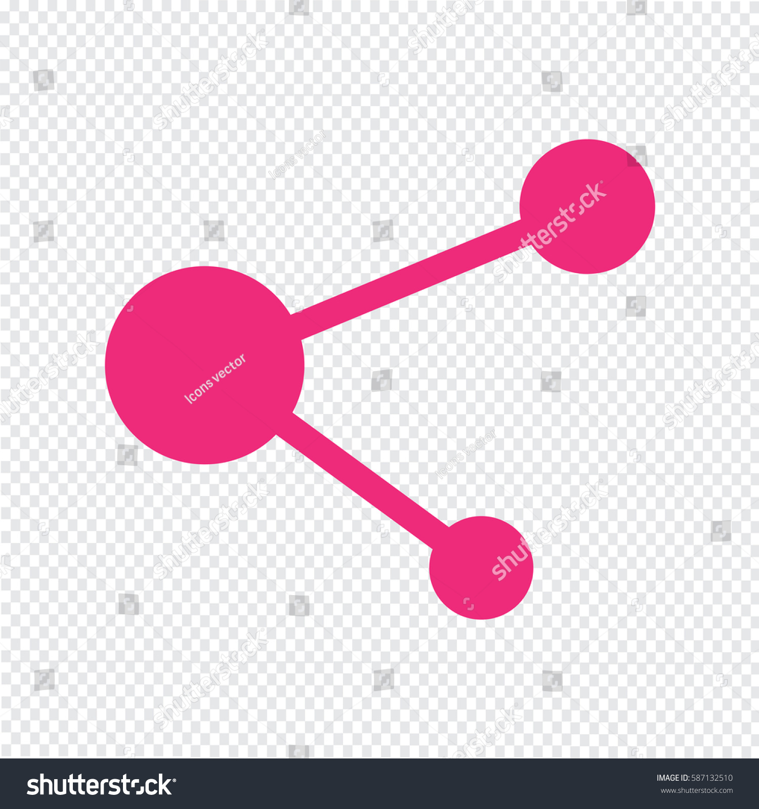 Business Network Icon Stock Vector (Royalty Free) 587132510
