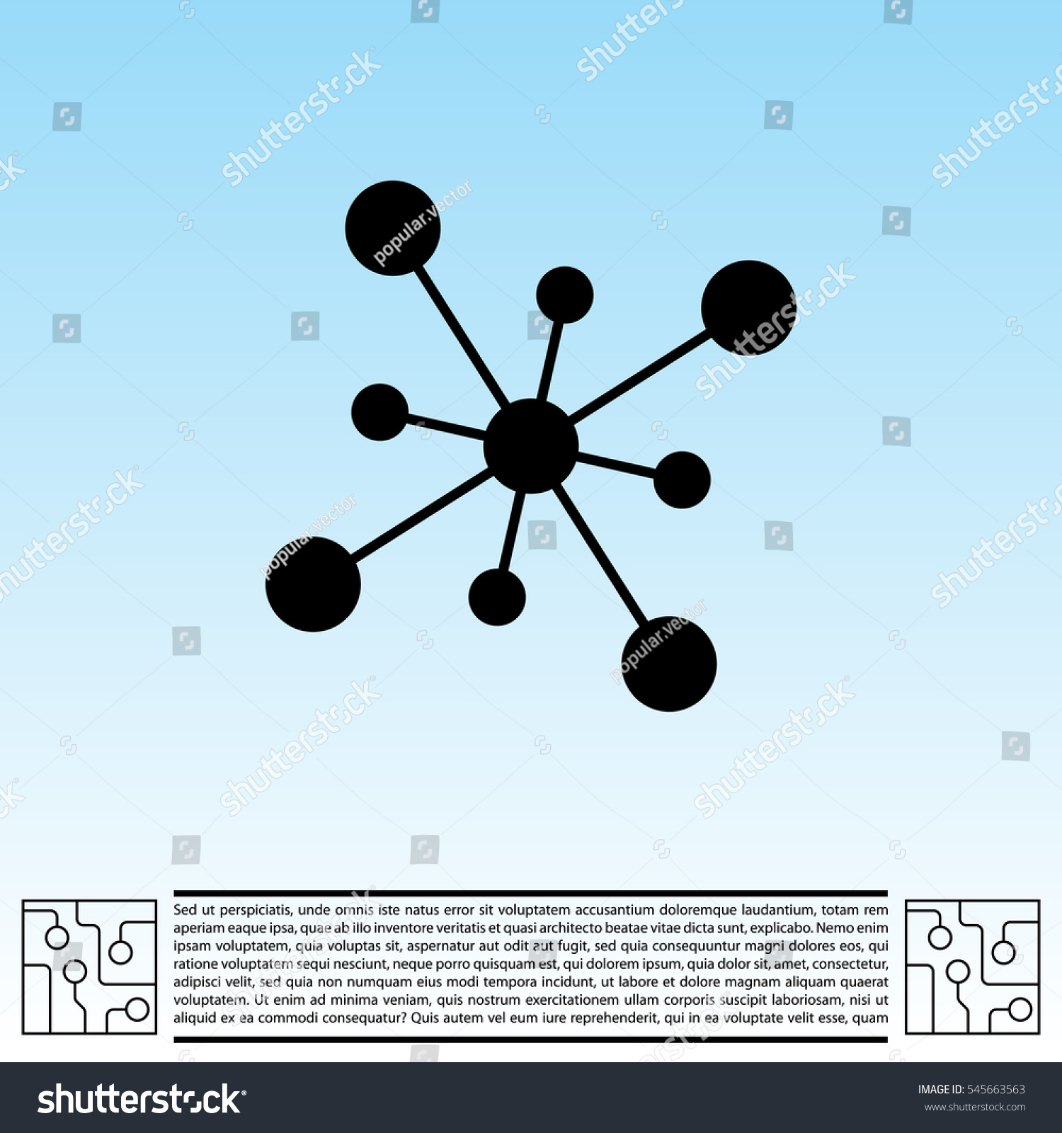 Business Network Vector Icon Stock Vector (Royalty Free) 545663563 ...