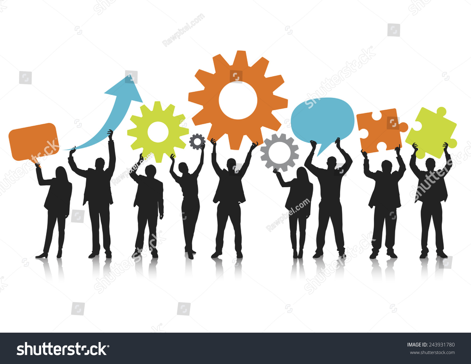 Business People Vector Stock Vector (Royalty Free) 243931780 | Shutterstock