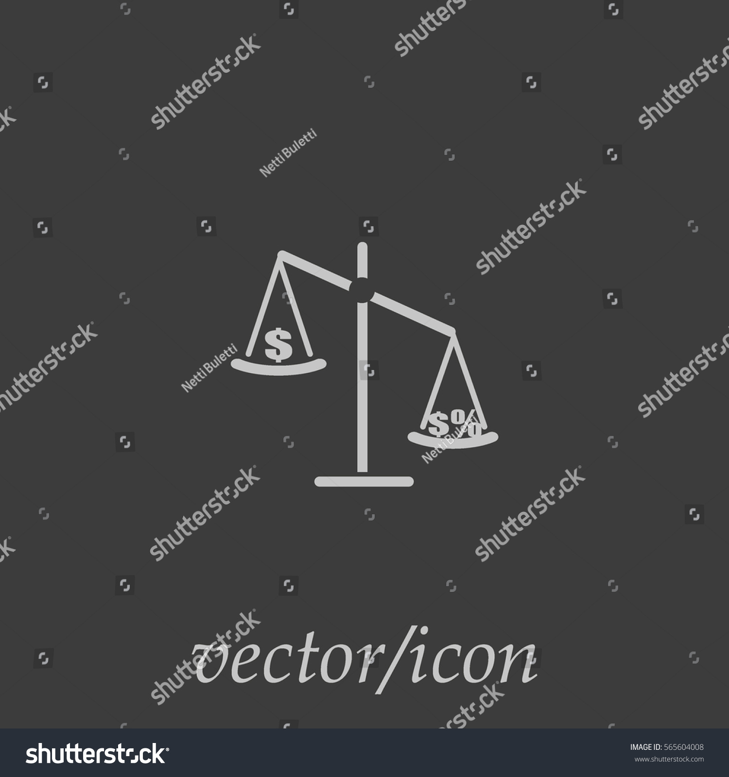 Business Scales Stock Vector (Royalty Free) 565604008 | Shutterstock