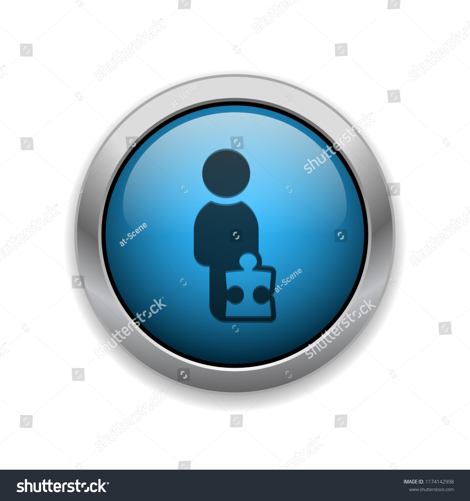 Business Solution App Icon Stock Vector (Royalty Free) 1174142998 ...