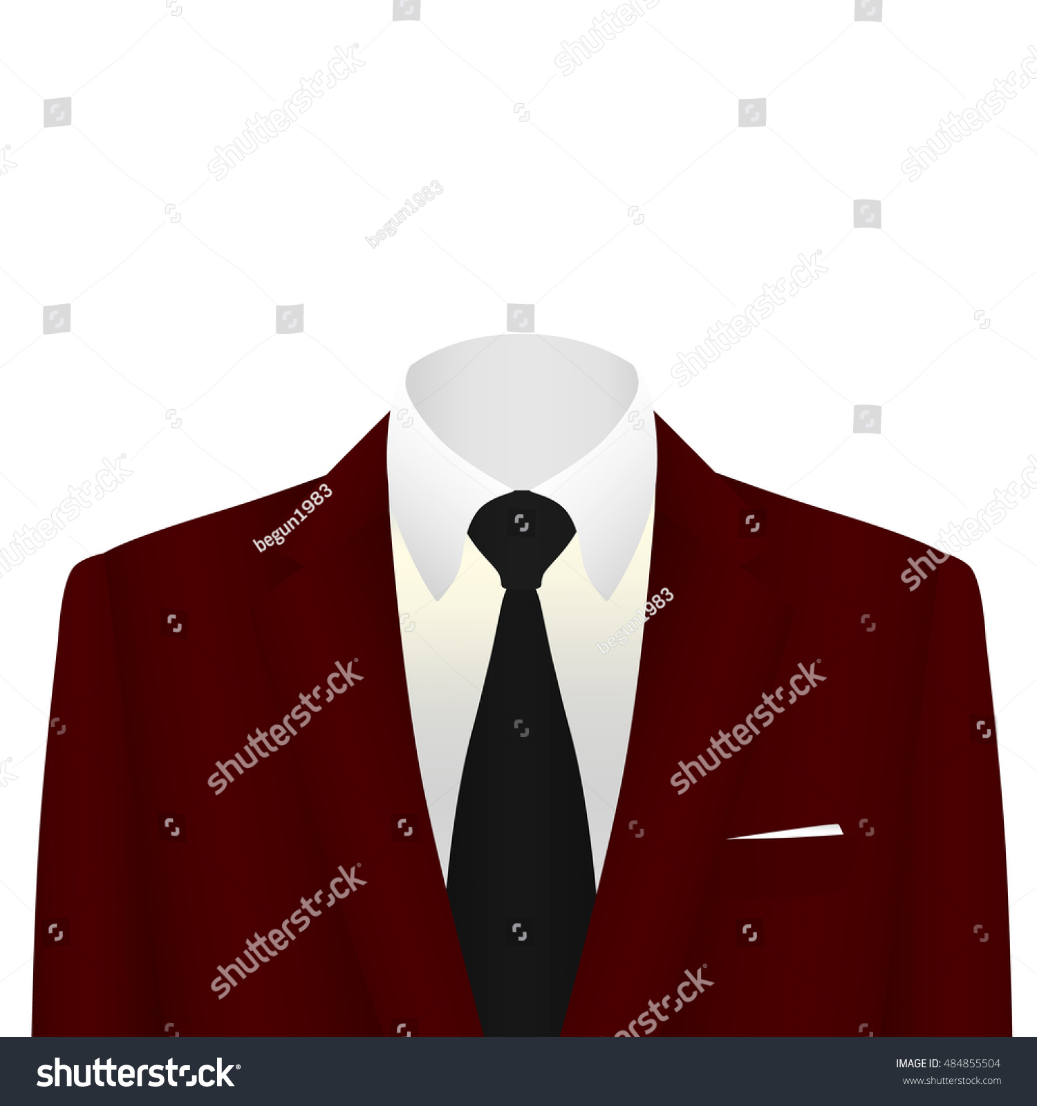 Business Suit Vector Stock Vector (Royalty Free) 484855504 | Shutterstock