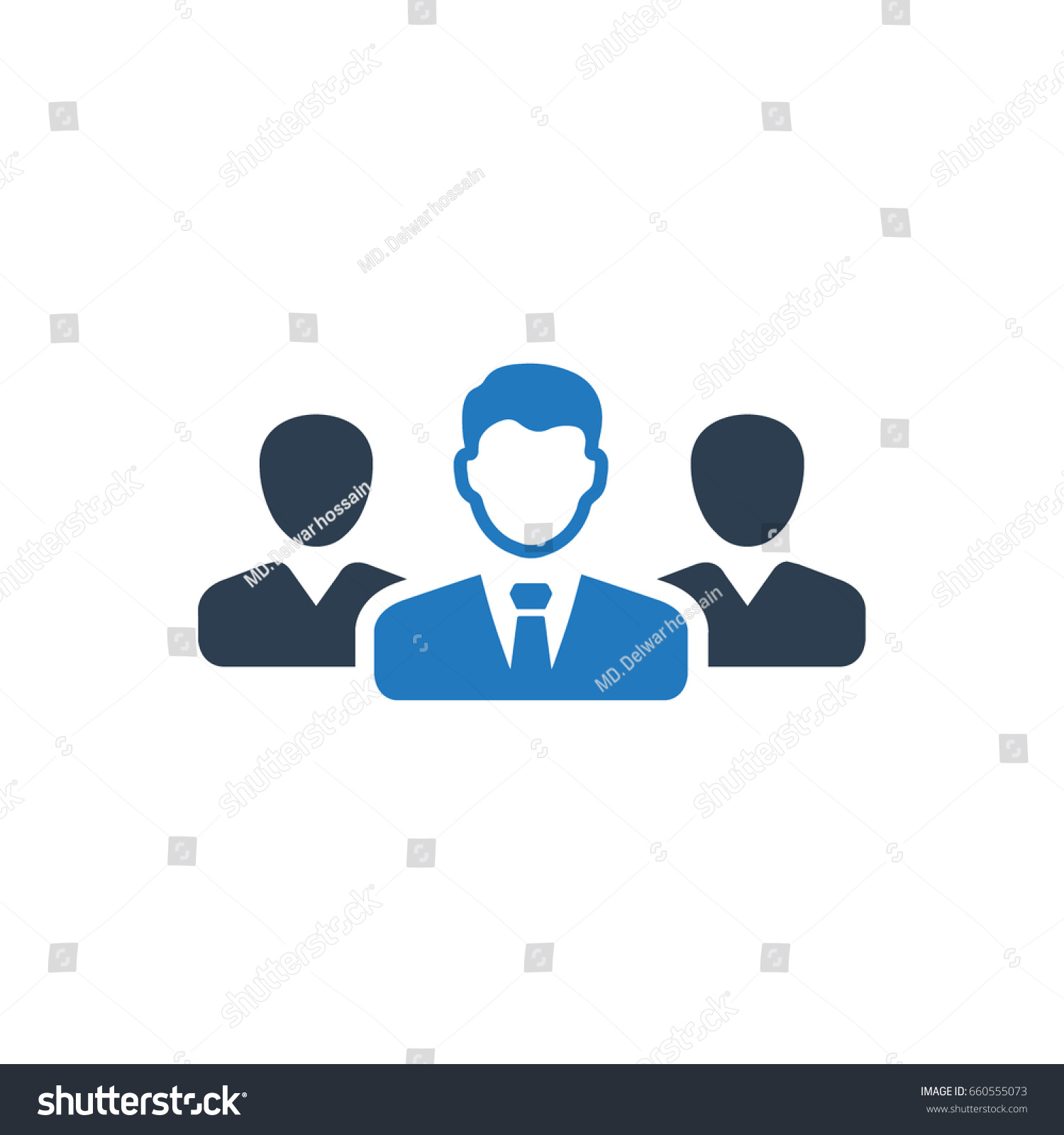 Business Team Icon Stock Vector (Royalty Free) 660555073