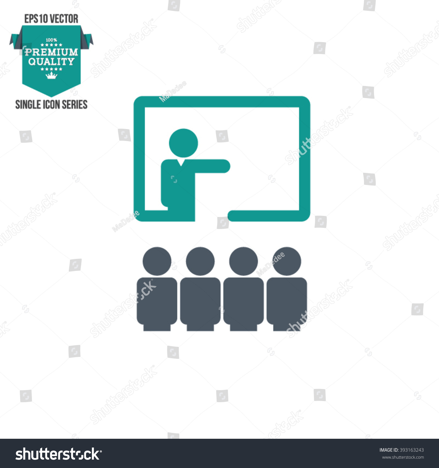 Business Training Icon Stock Vector (Royalty Free) 393163243 | Shutterstock