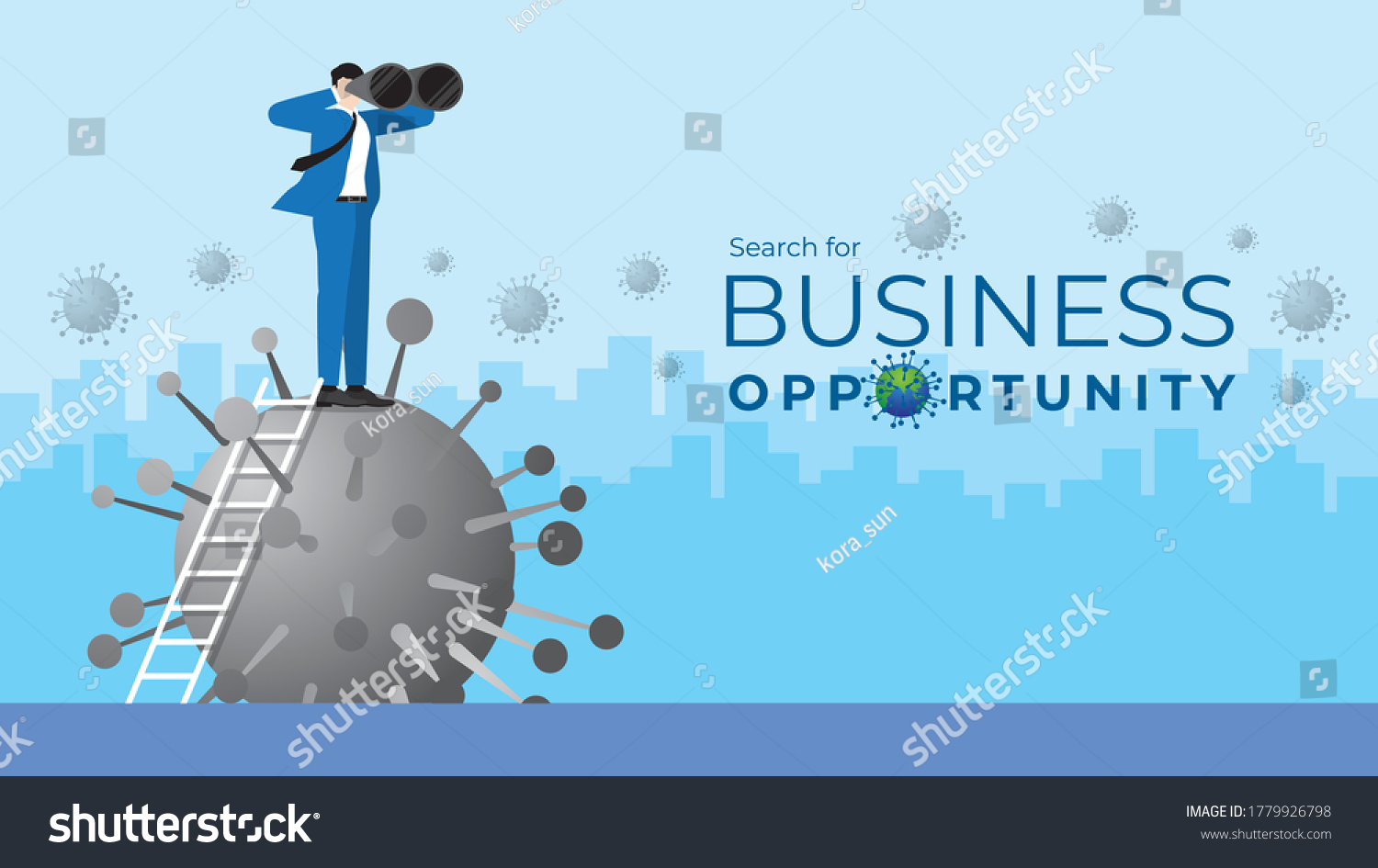 Business Vision Concept Businessman Using Binoculars Stock Vector ... Business Vision Concept Businessman Using Binoculars Stock Vector ...