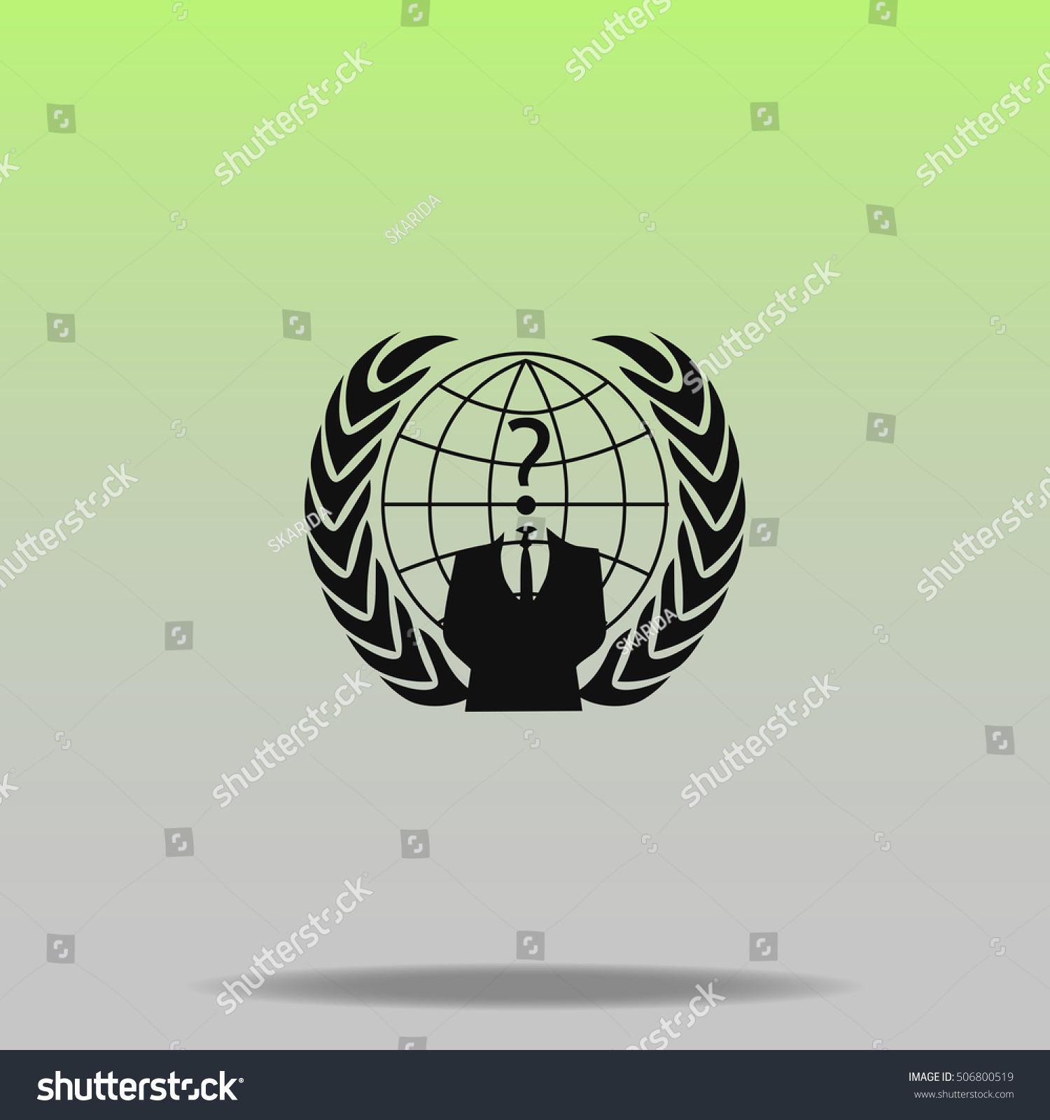Businessman Icon Question Mark Vector Icon Stock Vector (Royalty Free ...