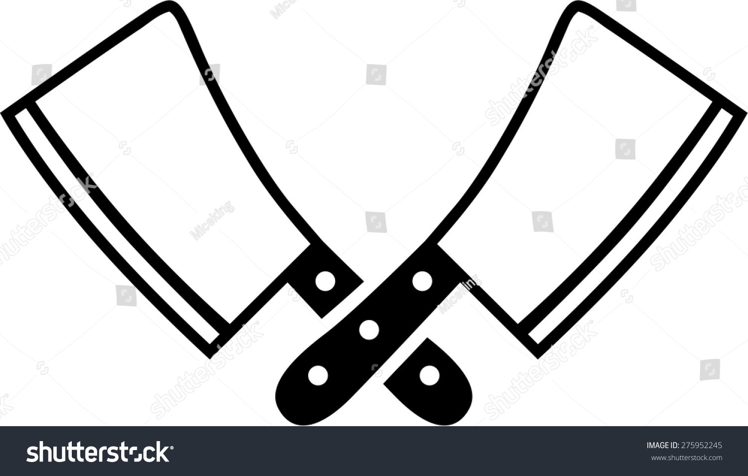 Cleaver Knife Drawing at Donald Blanton blog