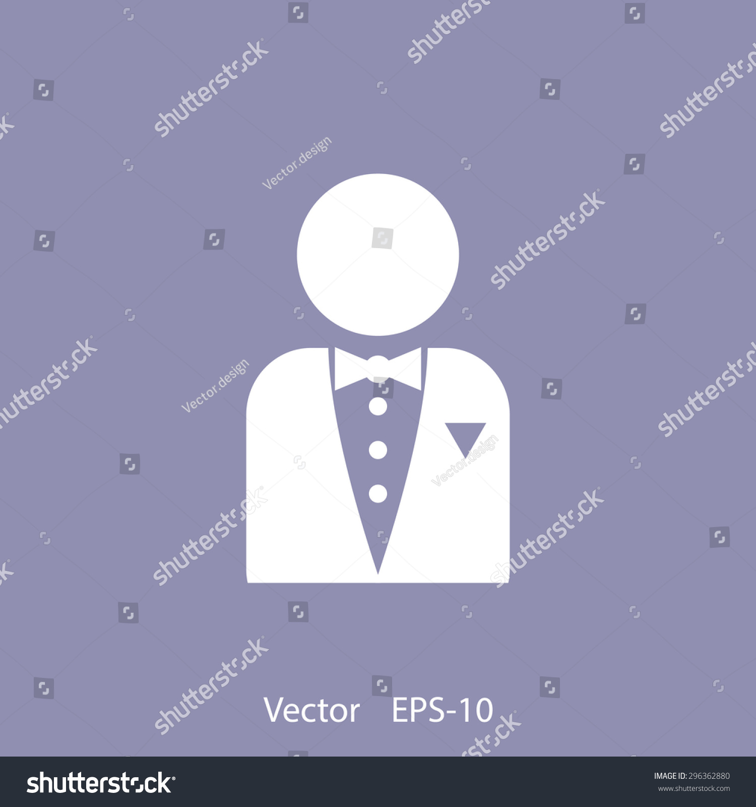 Butler Icon Stock Vector (Royalty Free) 296362880 | Shutterstock