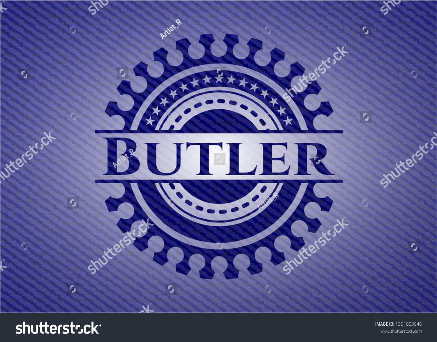 Butler Jean Texture Stock Vector (Royalty Free) 1351003946 | Shutterstock