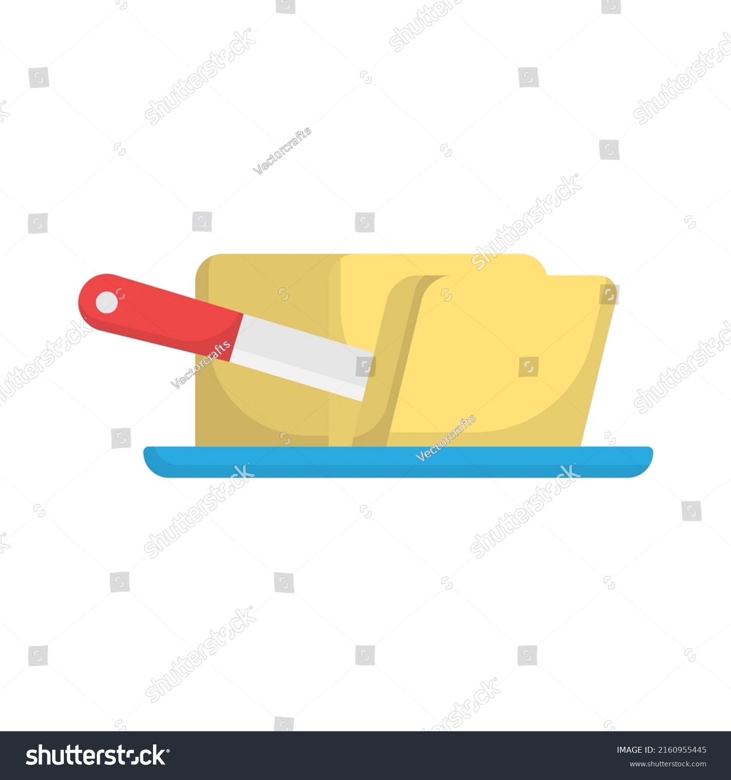 Butter Icon Design Template Vector Illustration Stock Vector (Royalty ...