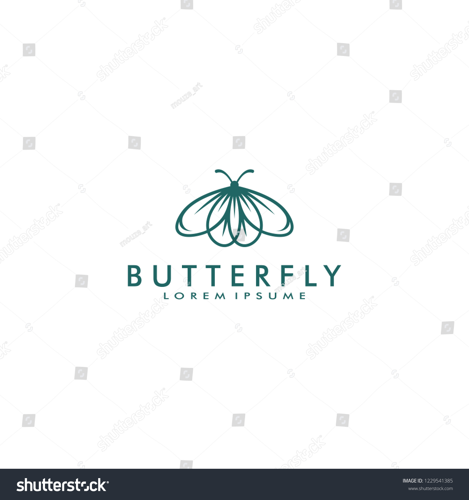 Butterfly Logo Template Vector Illustration Stock Vector (Royalty Free ...