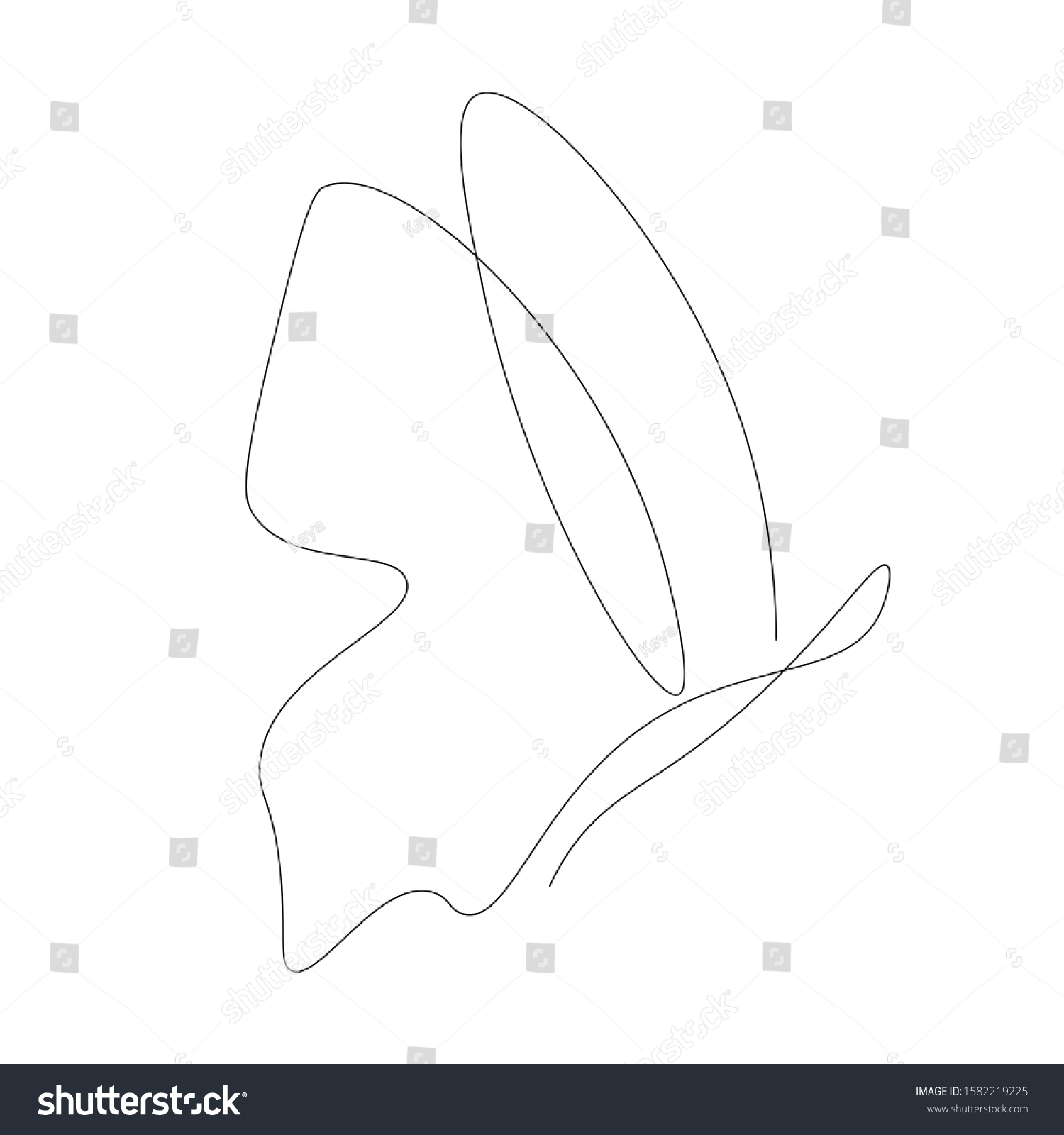 Butterfly One Line Drawing Vector Illustration Stock Vector (Royalty ...