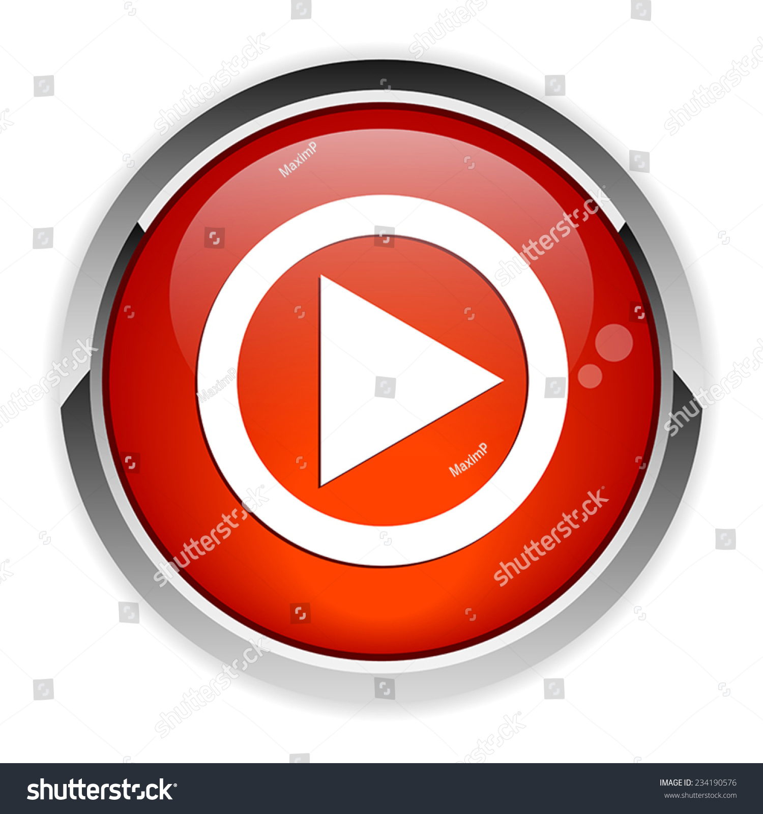 Button Flash Games Internet Lecture Icon Stock Vector (Royalty Free ...