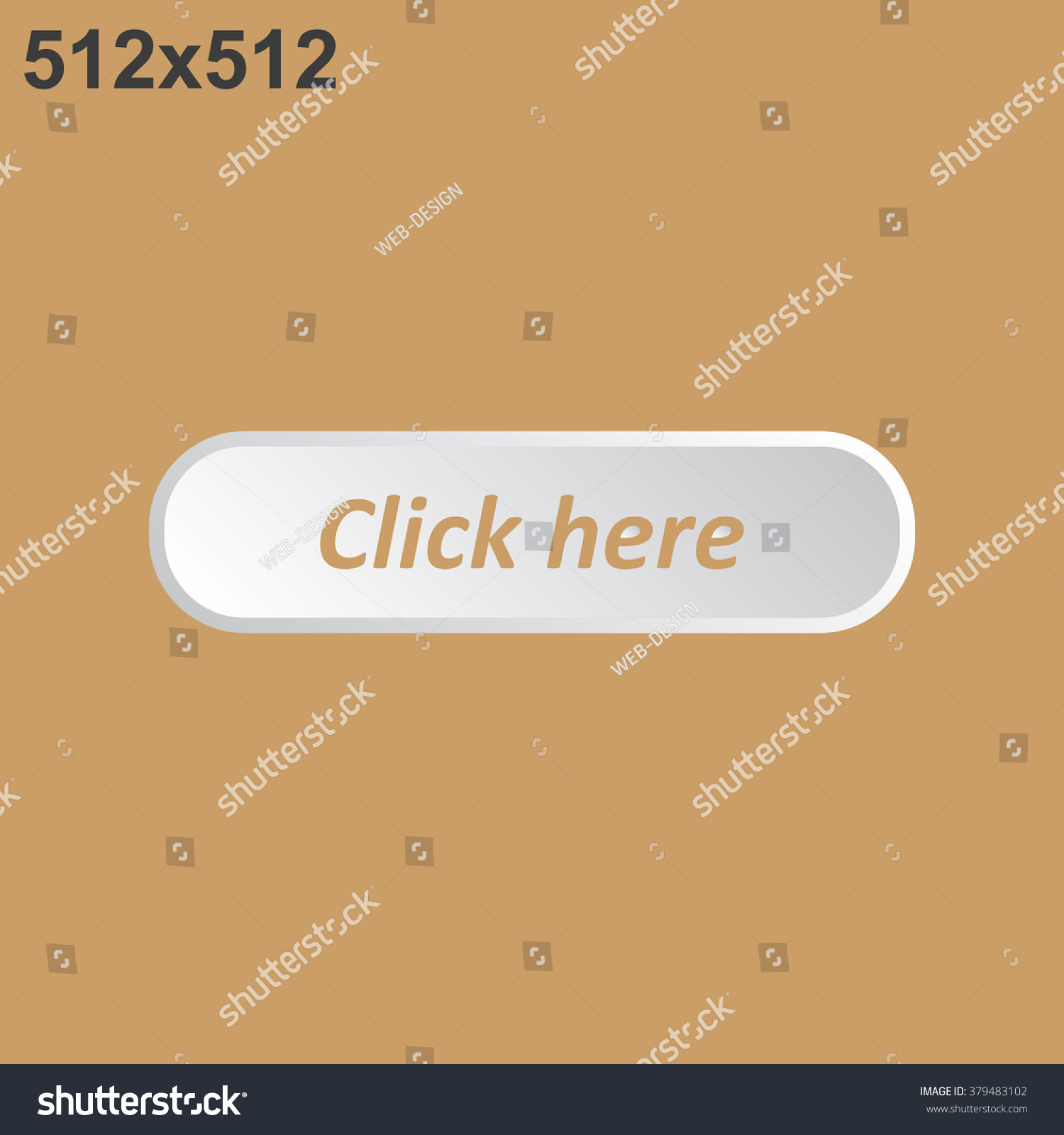 Button Site Click Here Vector Illustration Stock Vector (Royalty Free ...