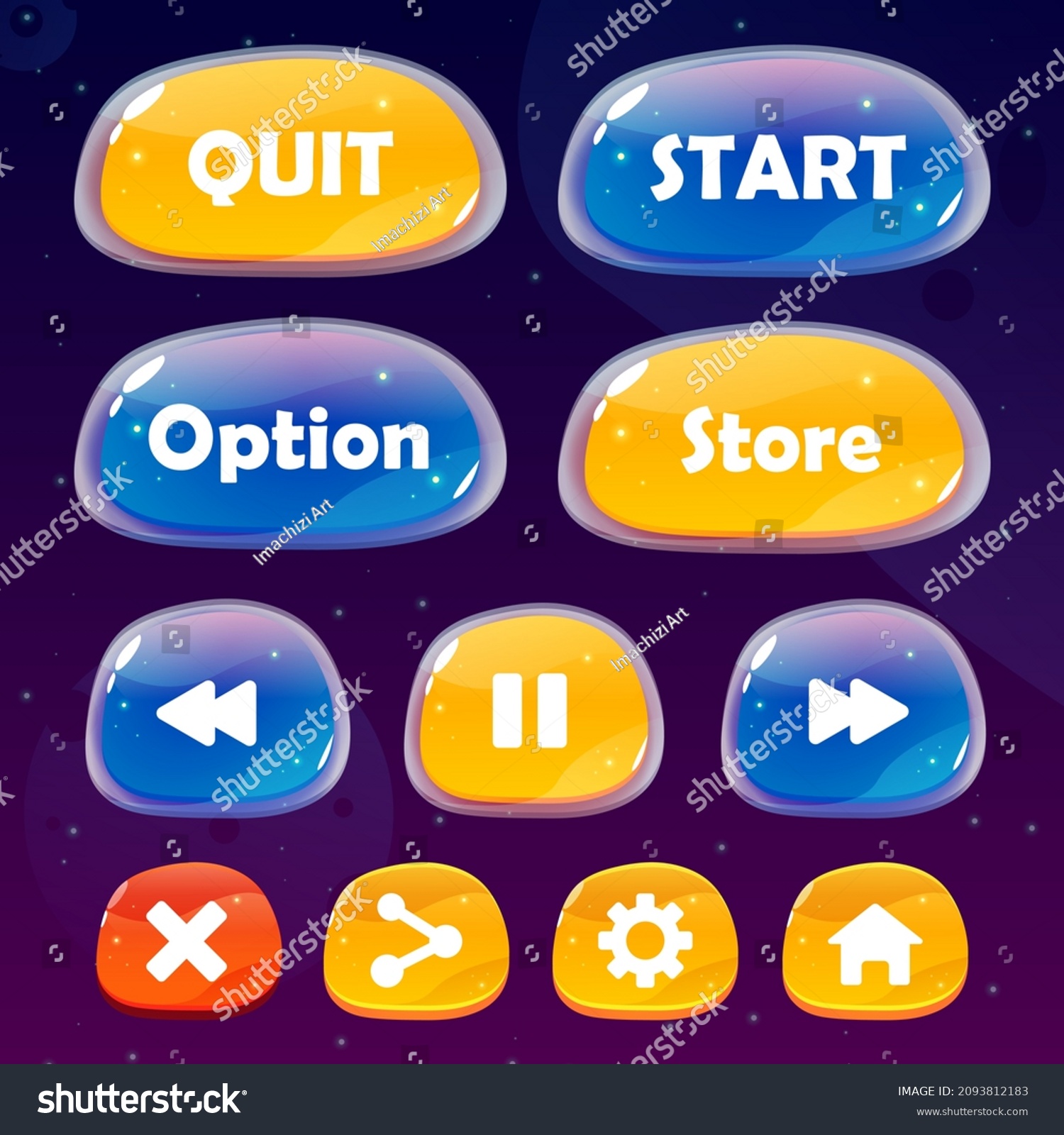 15,717 Game ui menu Images, Stock Photos & Vectors | Shutterstock