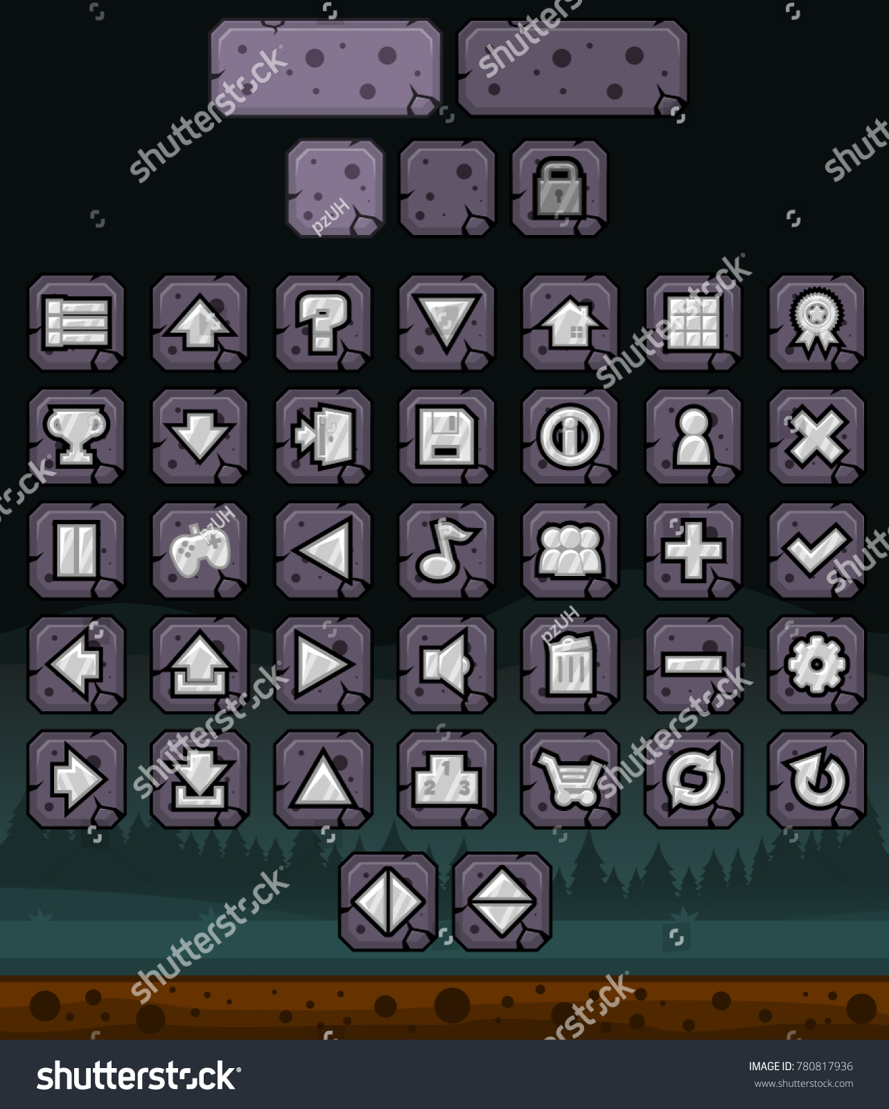 481 Game buttons horror Stock Illustrations, Images & Vectors ...