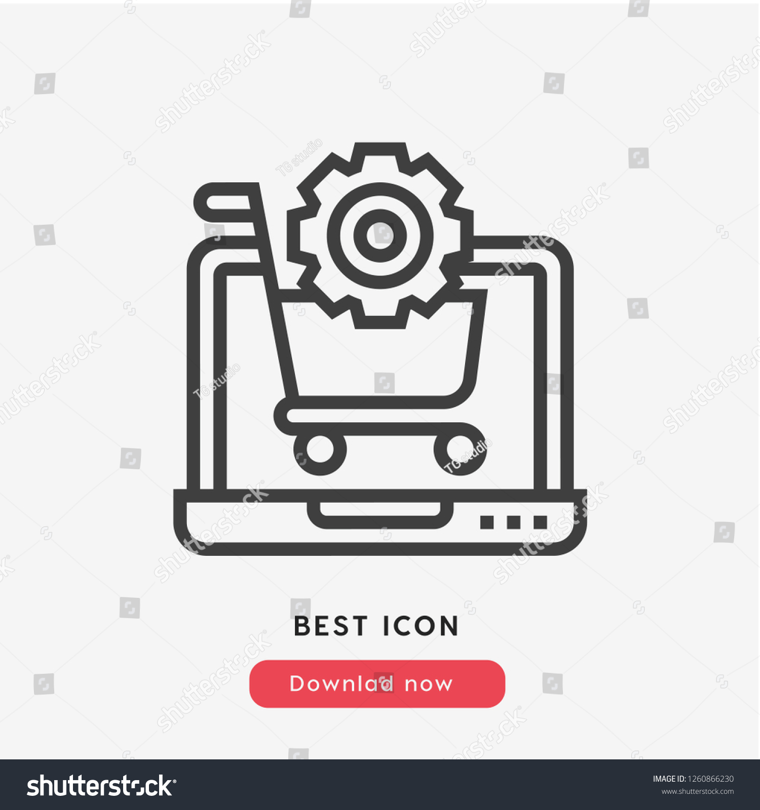 Buying Icon Vector Stock Vector (Royalty Free) 1260866230 | Shutterstock