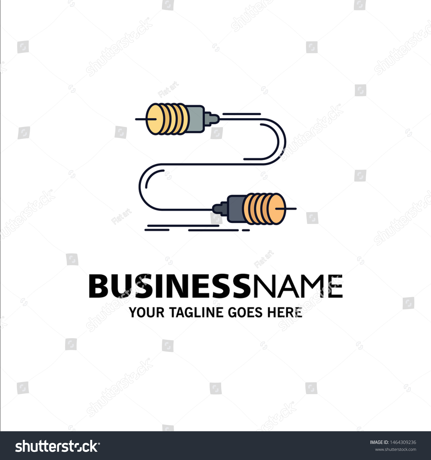 Buzz Communication Interaction Marketing Wire Flat Stock Vector ...