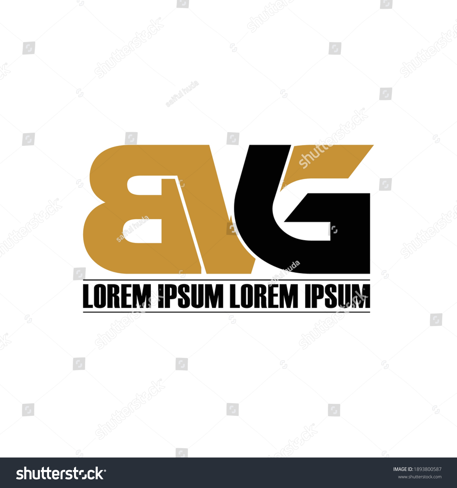 Bvg Letter Monogram Logo Design Vector: เวกเตอร์สต็อก (ปลอดค่าลิขสิทธิ์ ...