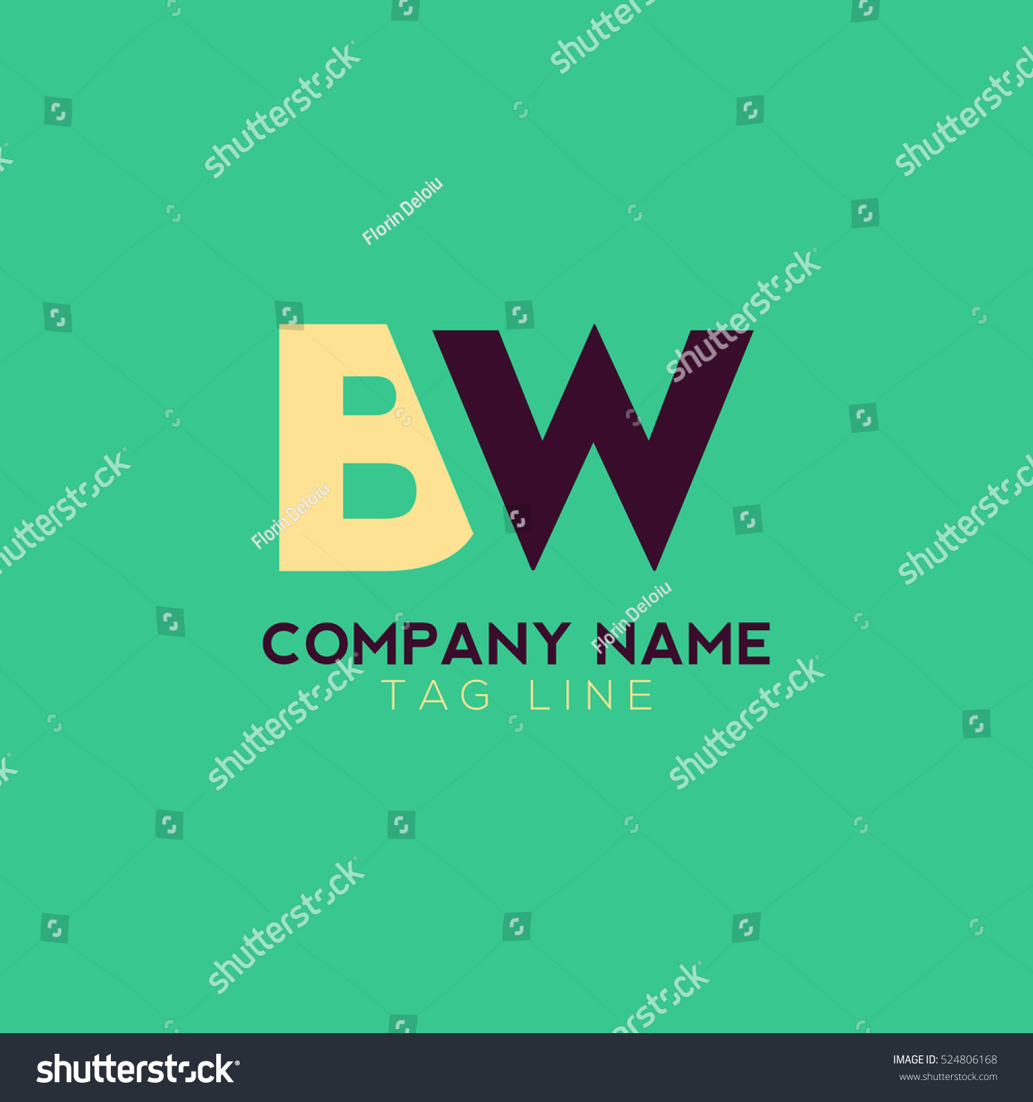 Bw Logo Stock Vector (Royalty Free) 524806168 | Shutterstock