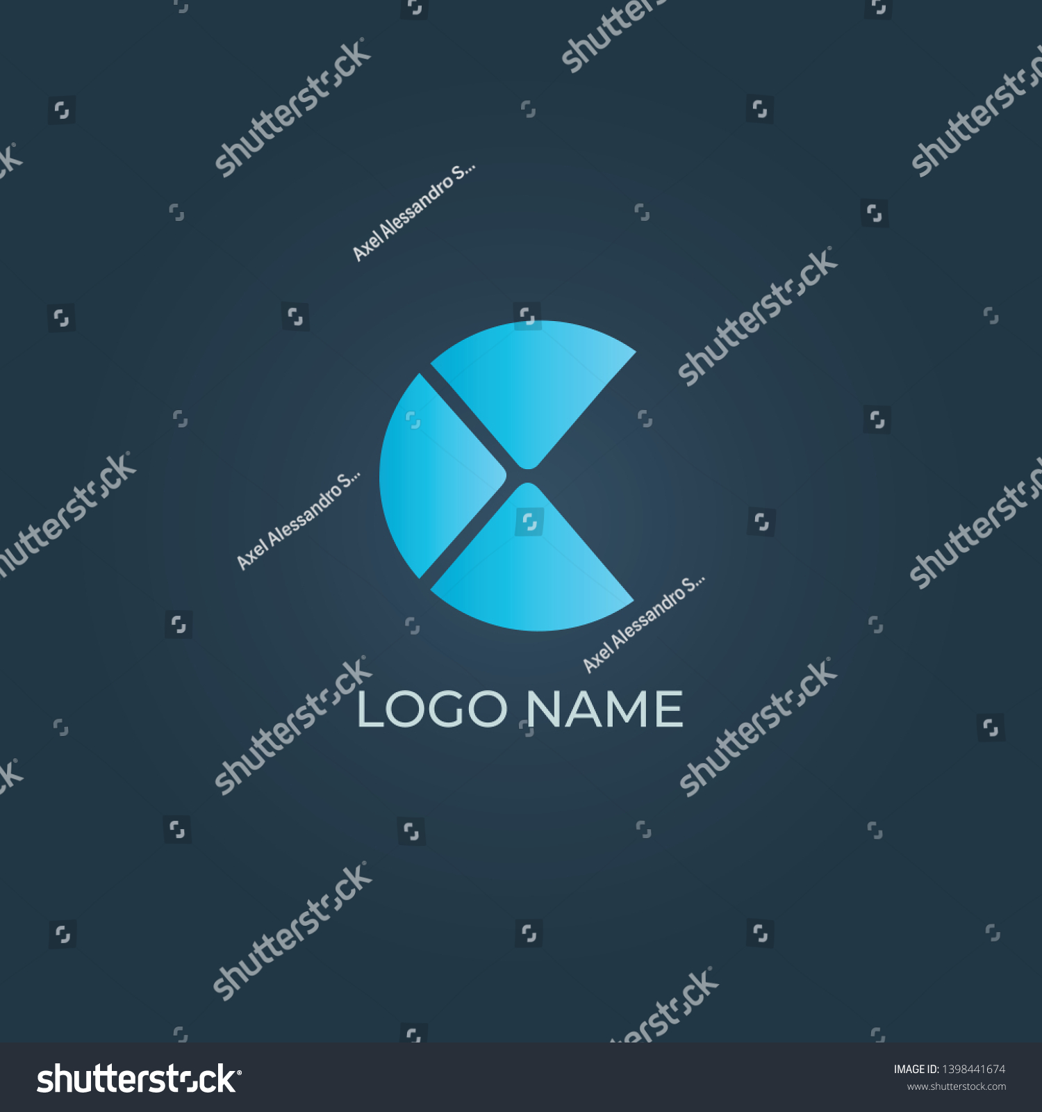 C Alphabet Logo Design Vector Stock Vector (Royalty Free) 1398441674 ...