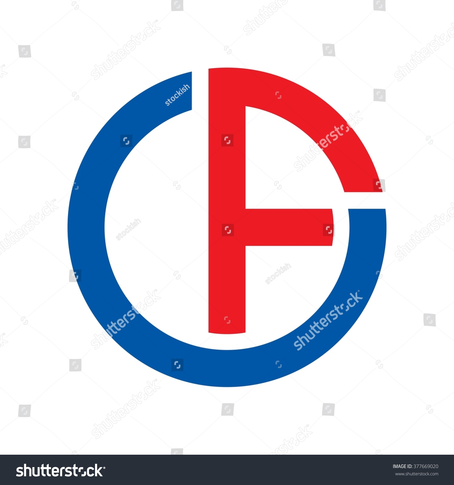C F Logo Vector Stock Vector (Royalty Free) 377669020 | Shutterstock