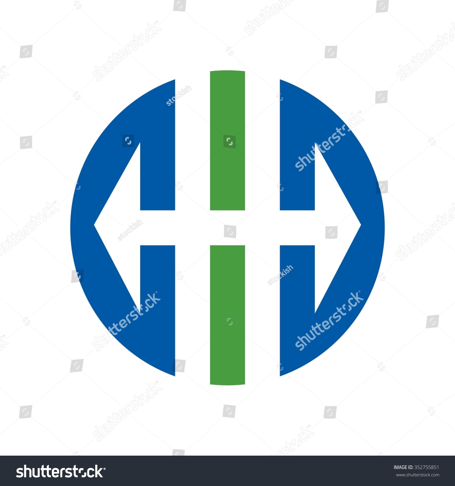 C H Logo Vector Stock Vector (Royalty Free) 352755851