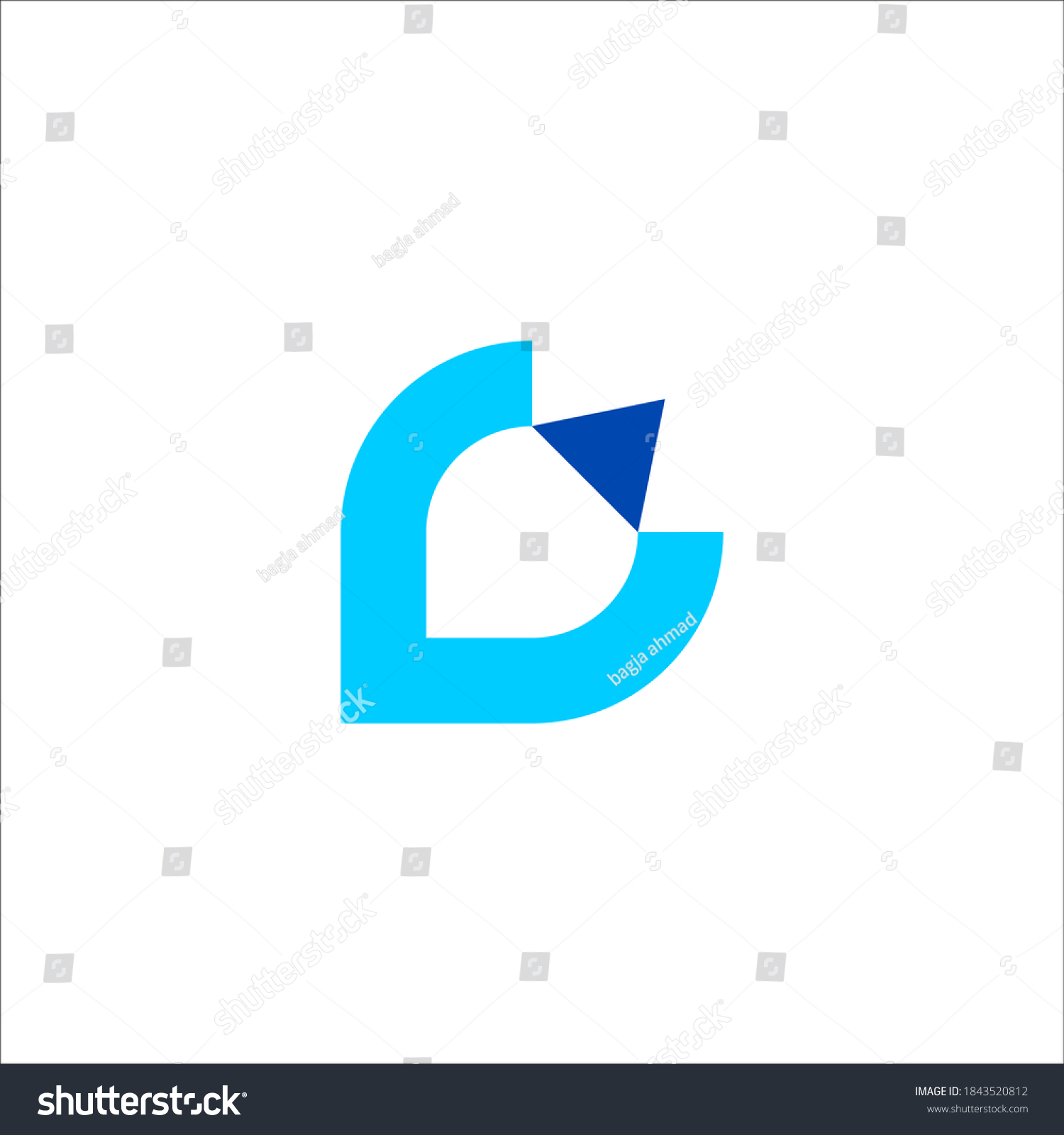 C Arrow Logo Design Vector Sign Stock Vector (Royalty Free) 1843520812 ...