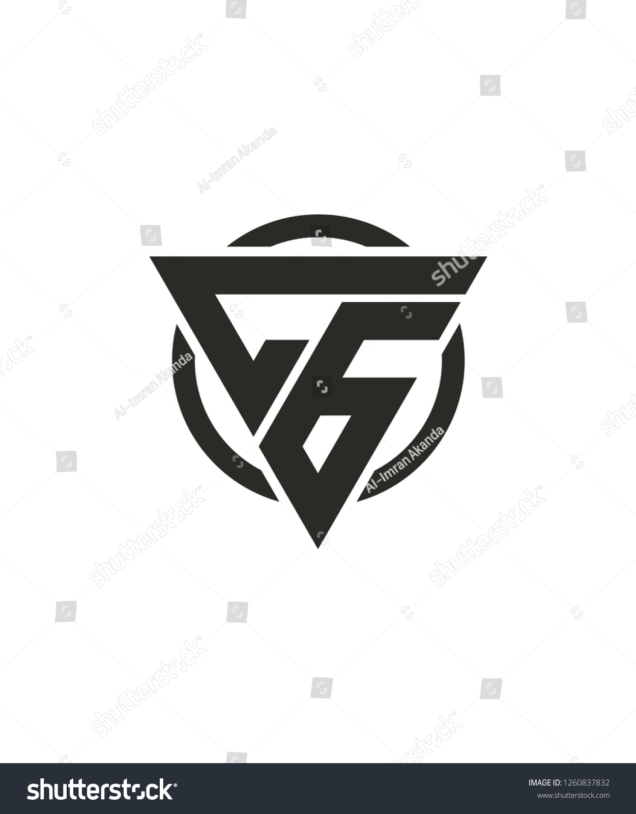 C6 6c Triangle Super Hero Concept Stock Vector (Royalty Free ...