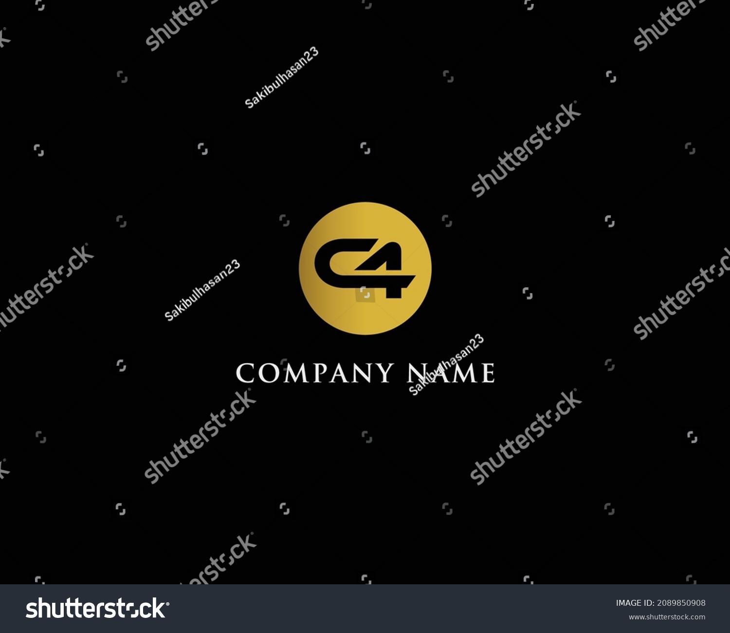 130 C4 logo Stock Vectors, Images & Vector Art | Shutterstock